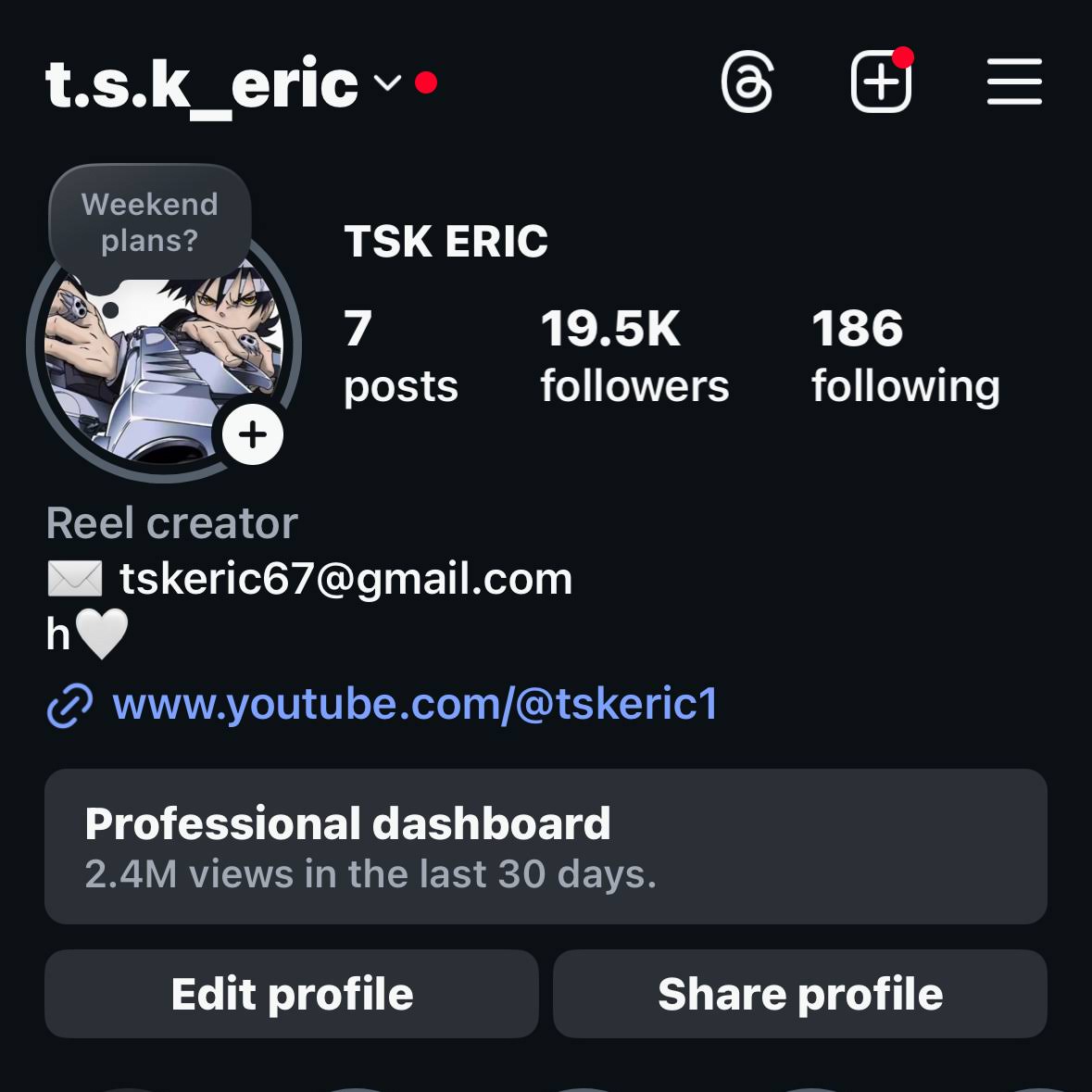 Post from TSK ERICC