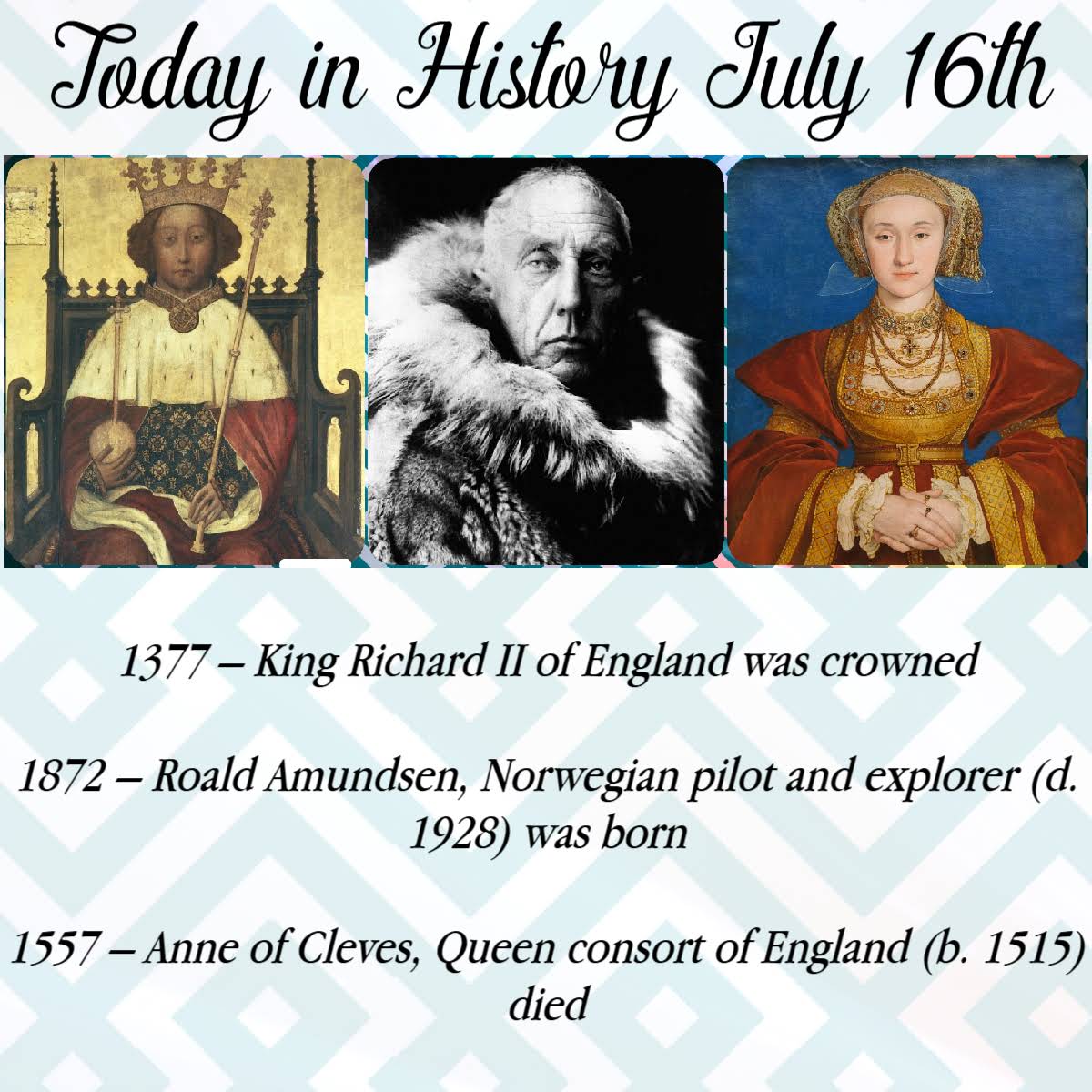 Post from Rebecca Pattison the History Buff