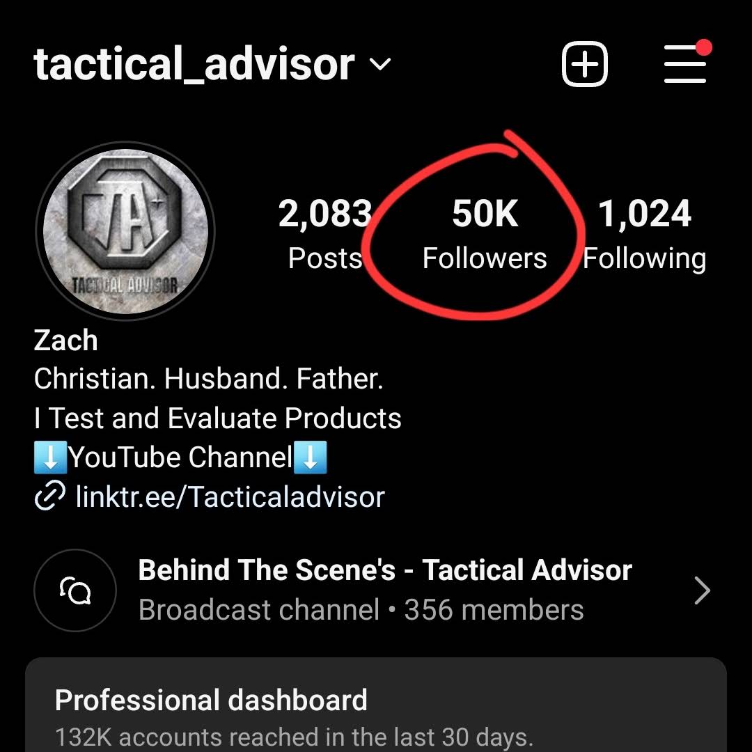 Post from Tactical Advisor