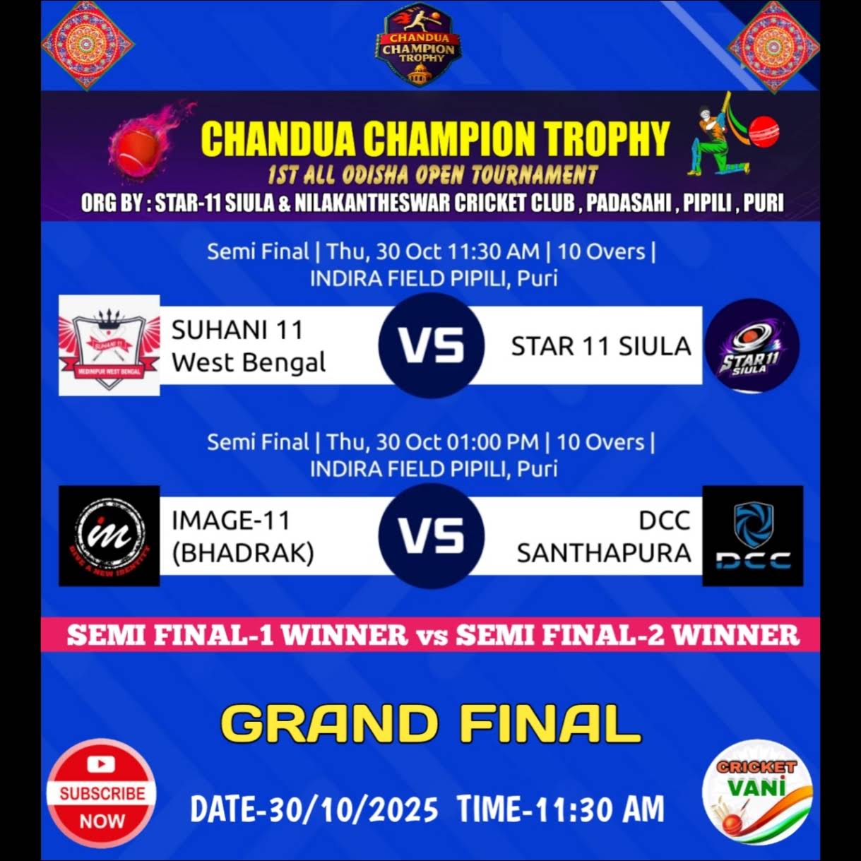 Post from CRICKET VANI