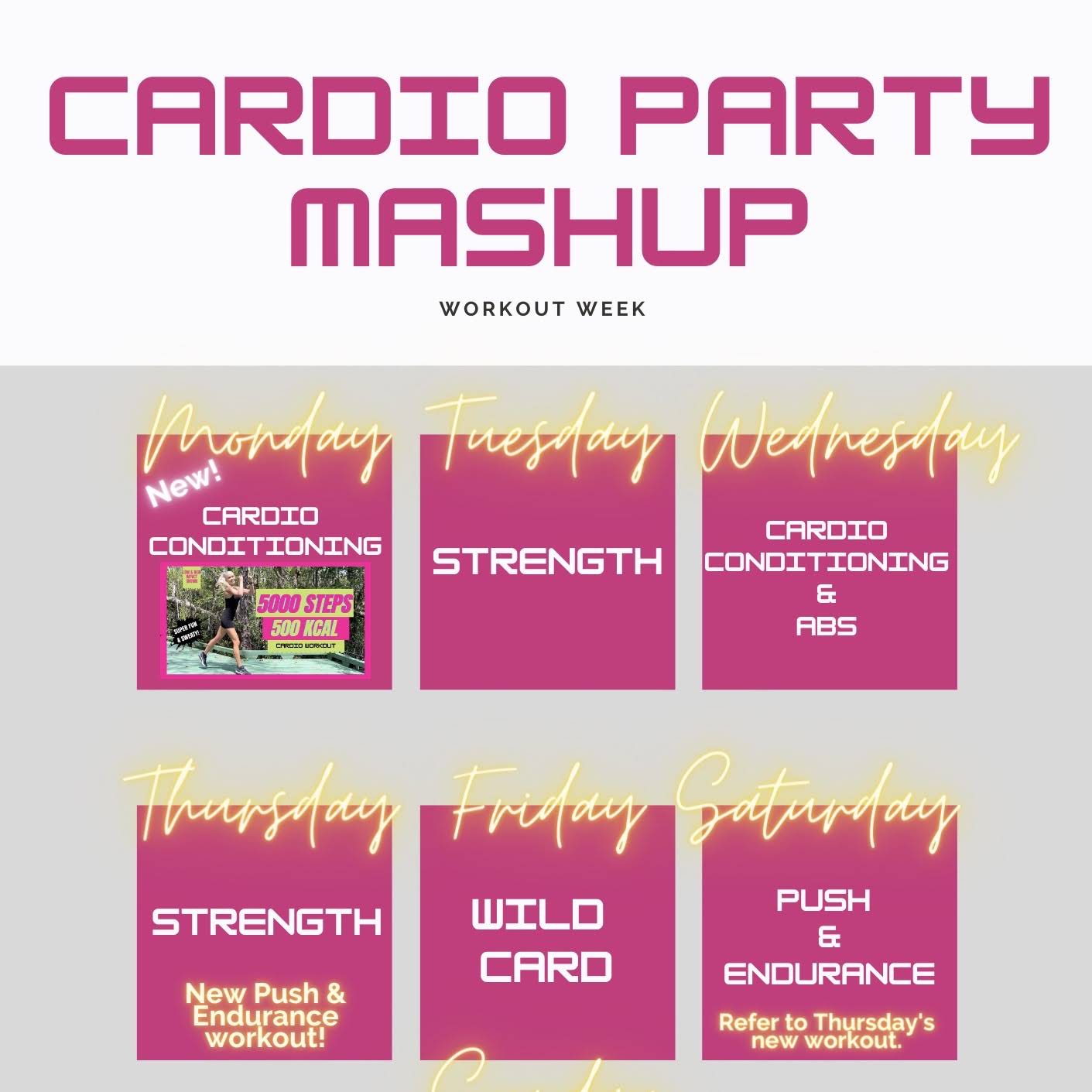 Post from Cardio Party Mashup Fitness