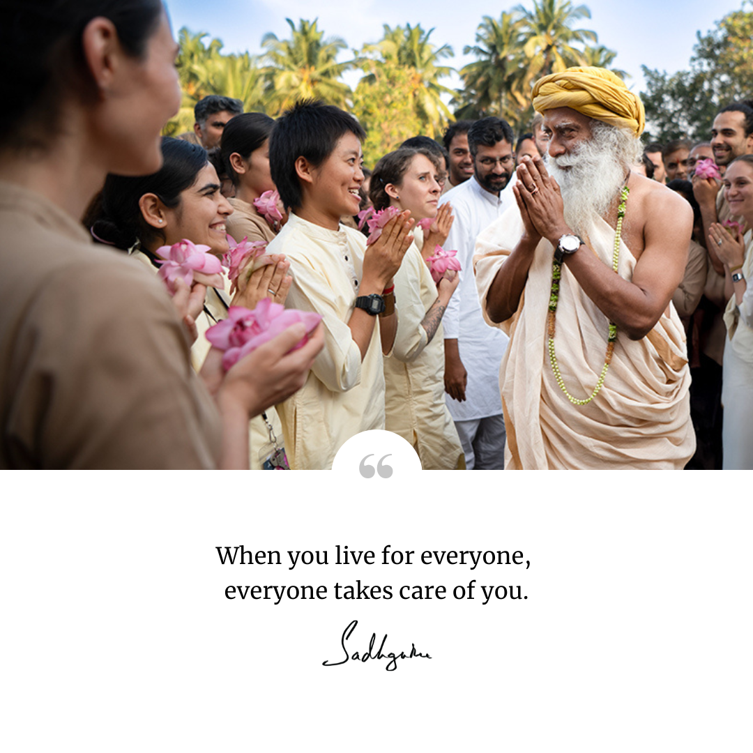 Post from Sadhguru