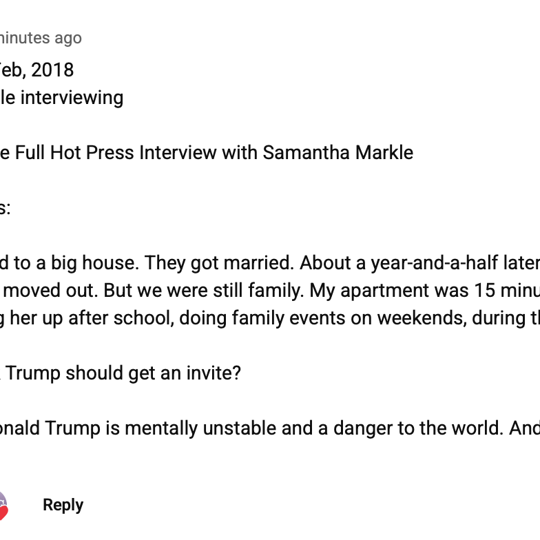 Post from The Royal Grift