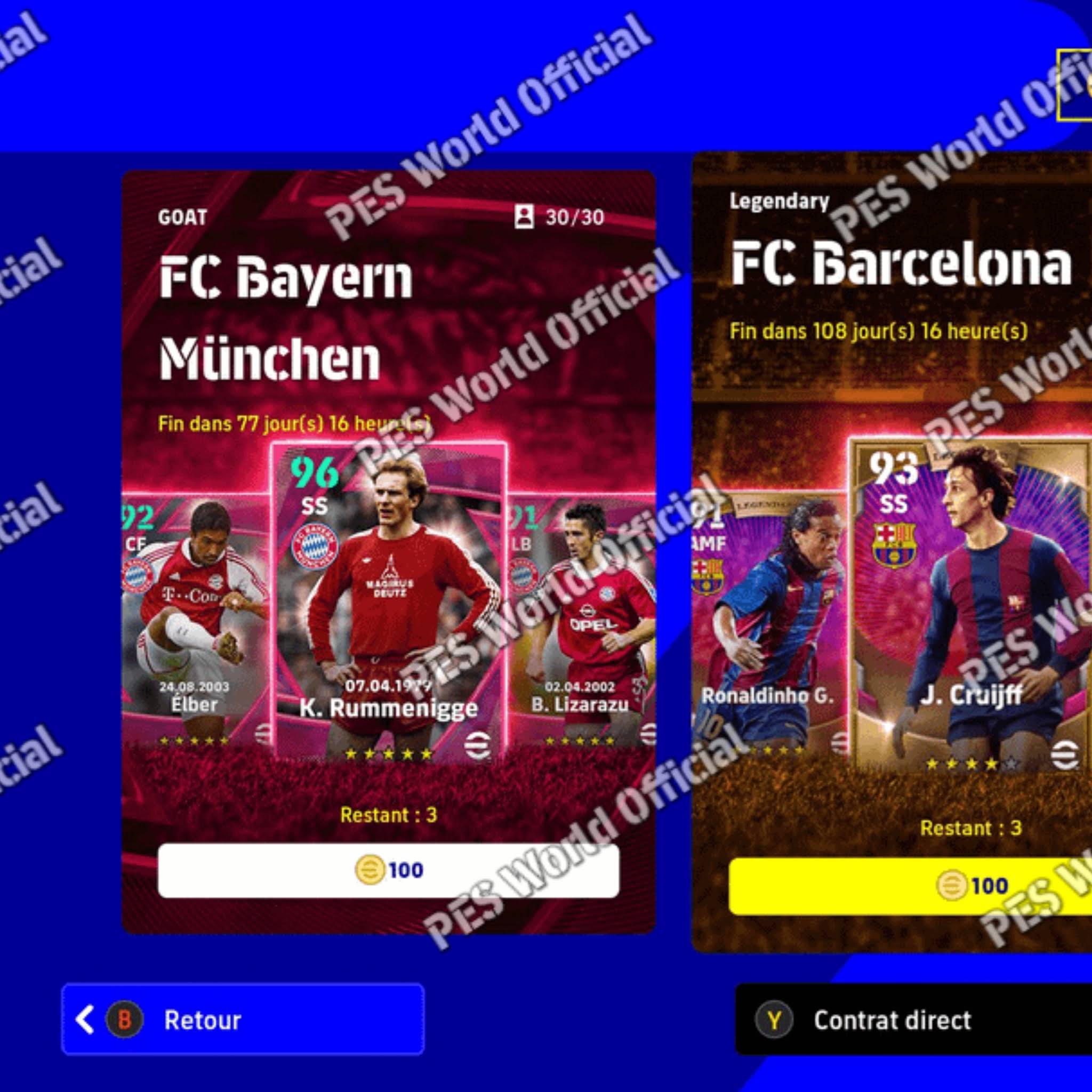 Post from PES World Official