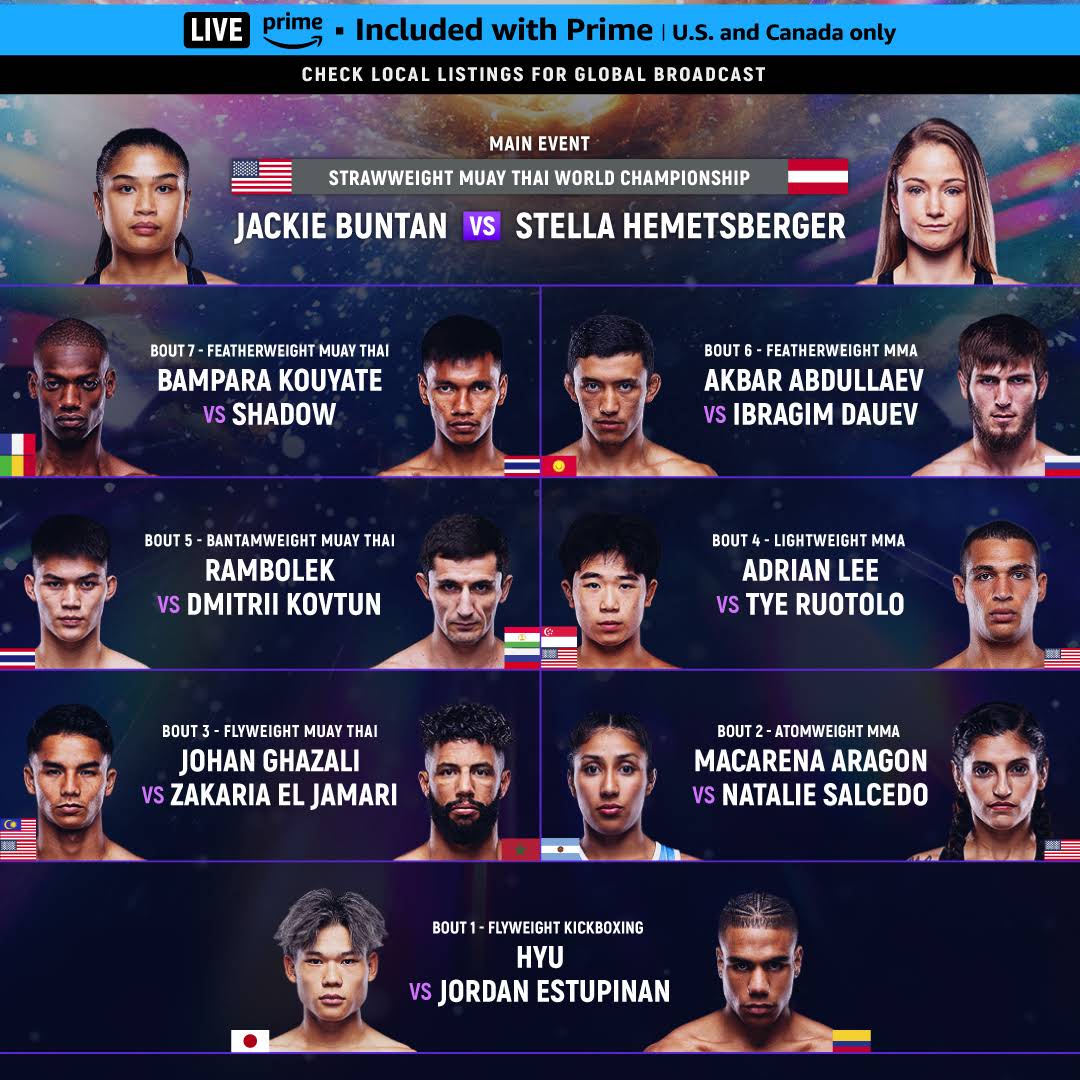 Post from ONE Championship