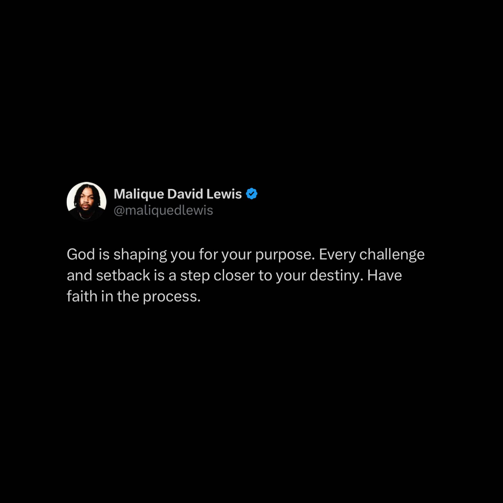 Post from For Purpose Driven Men
