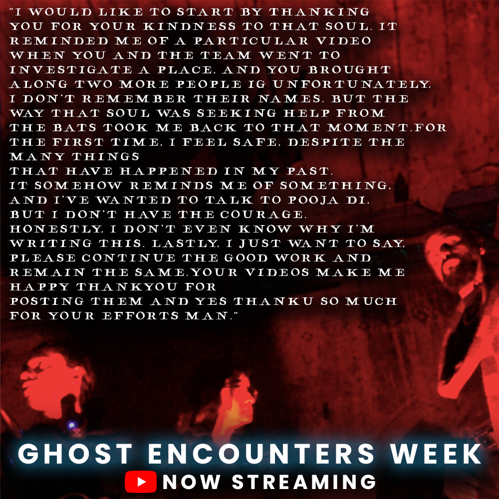 Post from Ghost Encounters (PAIRS)