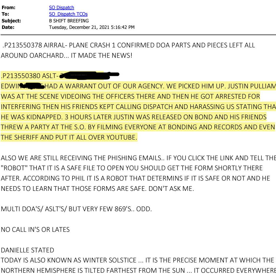 Post from Corruption Report—Justin Pulliam