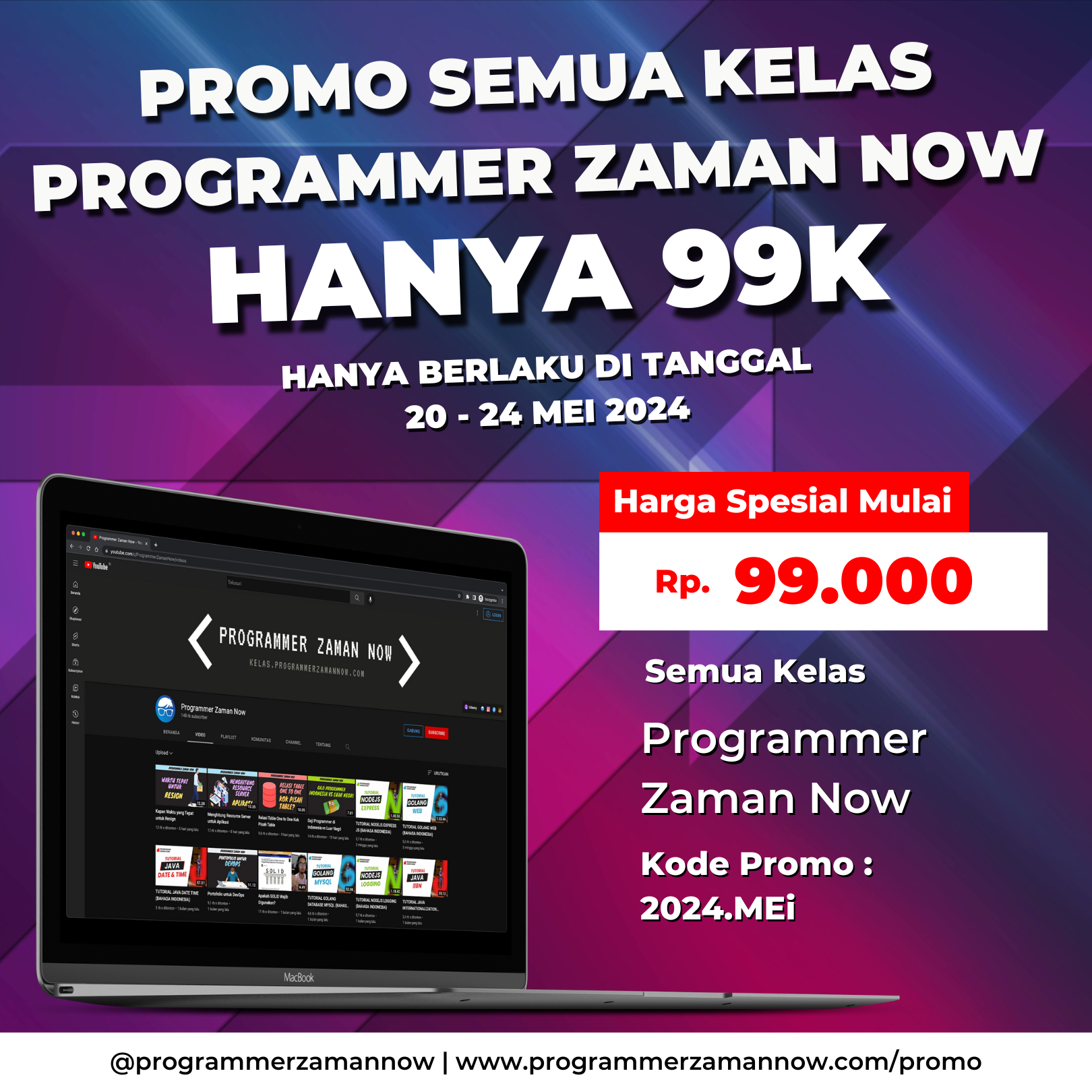 Post from Programmer Zaman Now