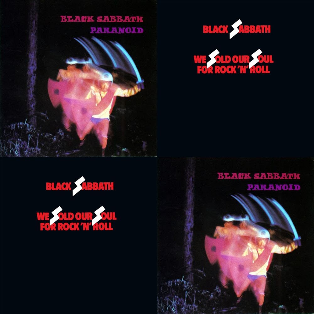 Black Sabbath Paranoid Album Cover