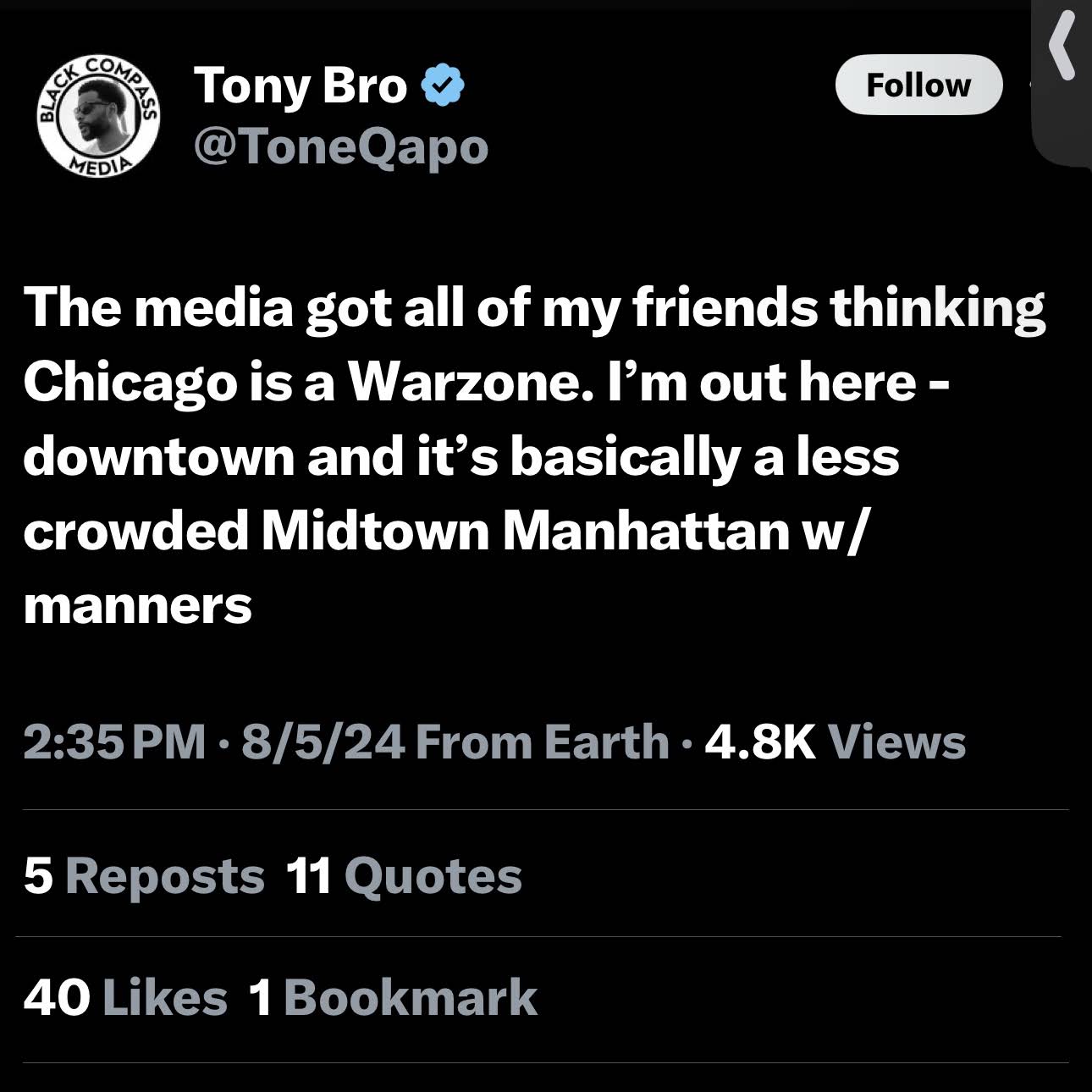 Post from DME Detroit