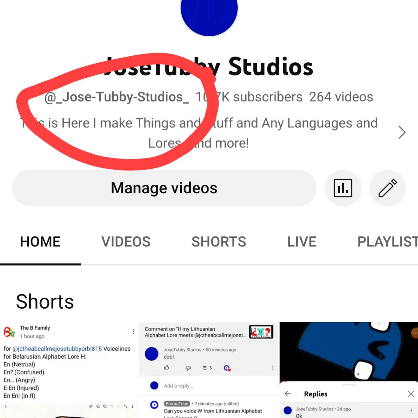 Post from JoseTubby Studios