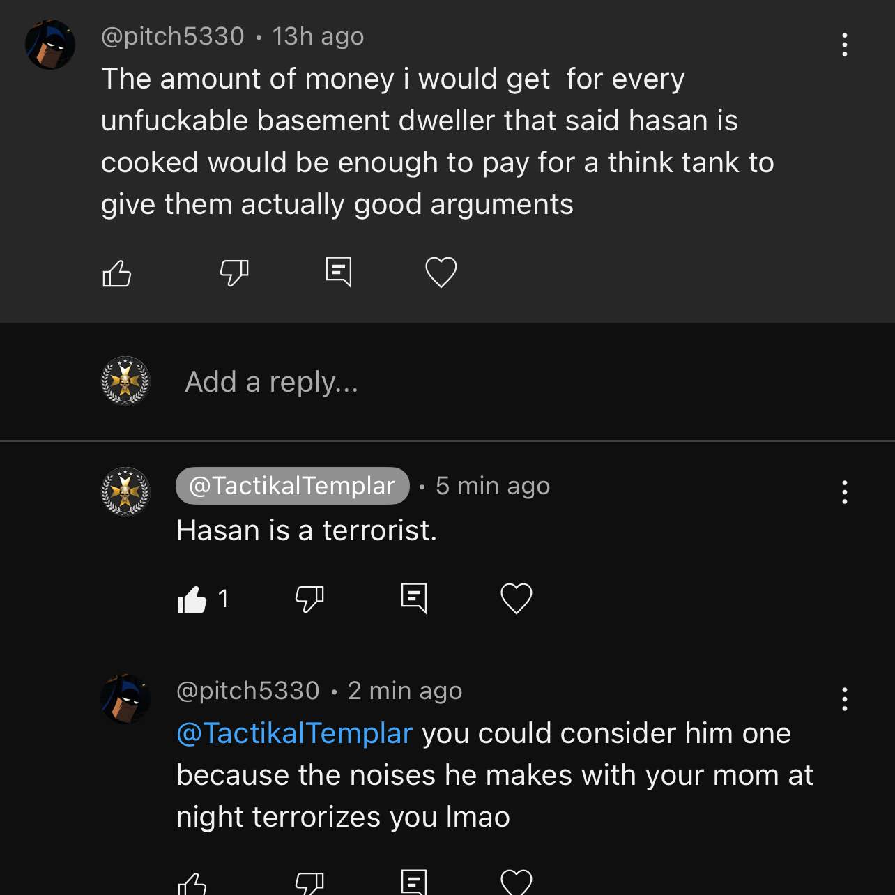 Post from Tactikal Templar