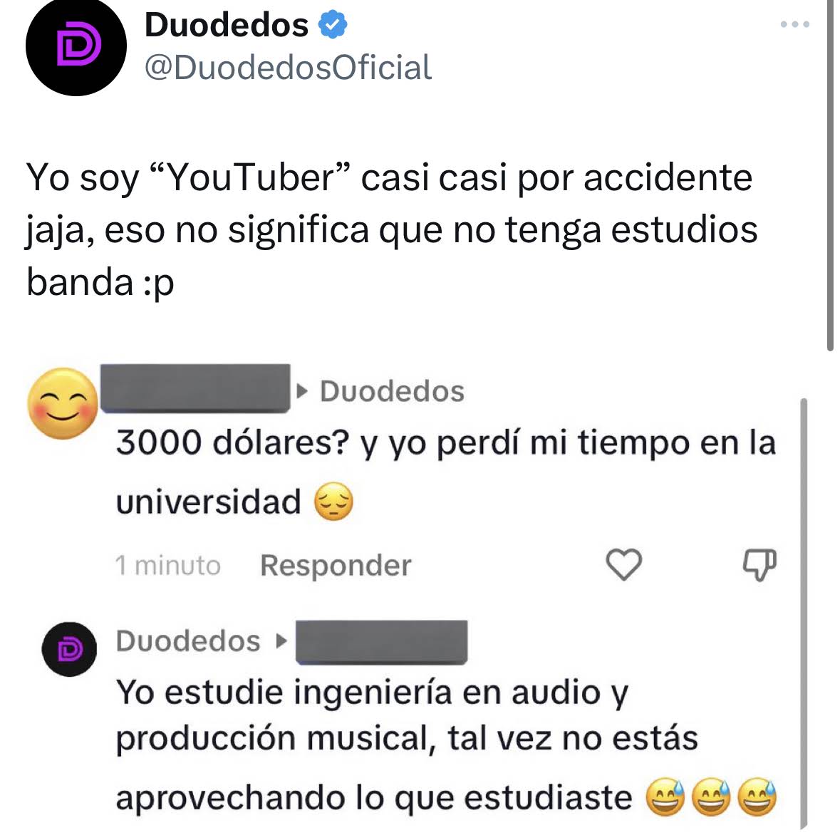 Post from Duodedos