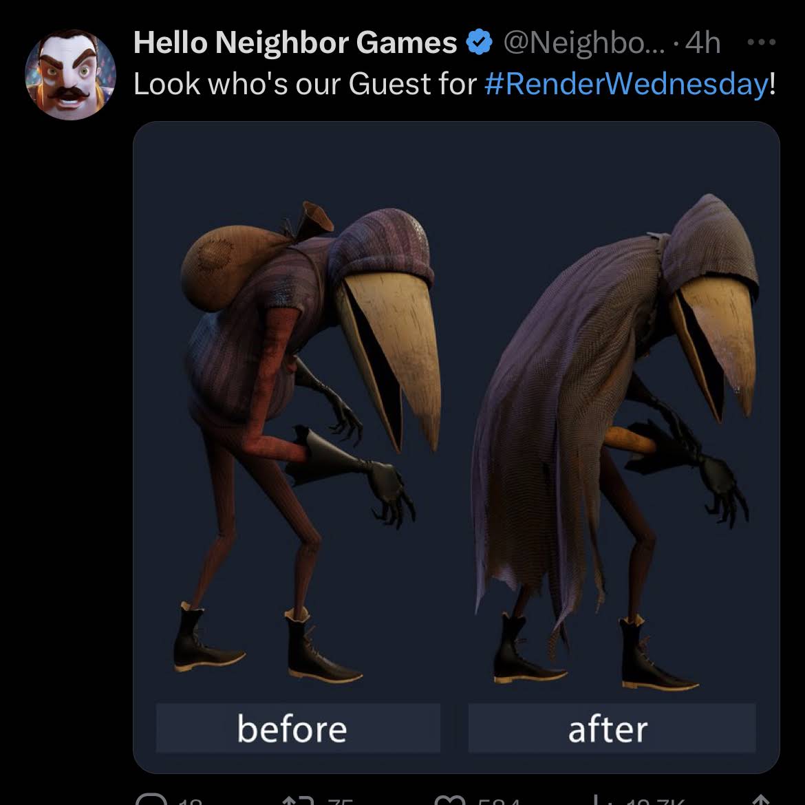Post from The Hello Neighbor Raven News