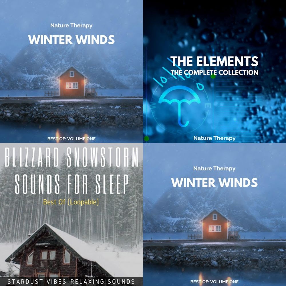 Blizzard Sounds (10 Hours) Snowstorm & Winter Wind Sounds for Sleeping ...