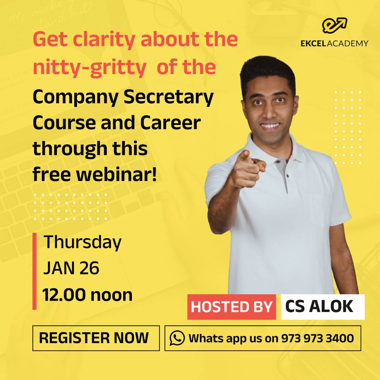 Post from Ekcel Academy - Company Secretary Coaching