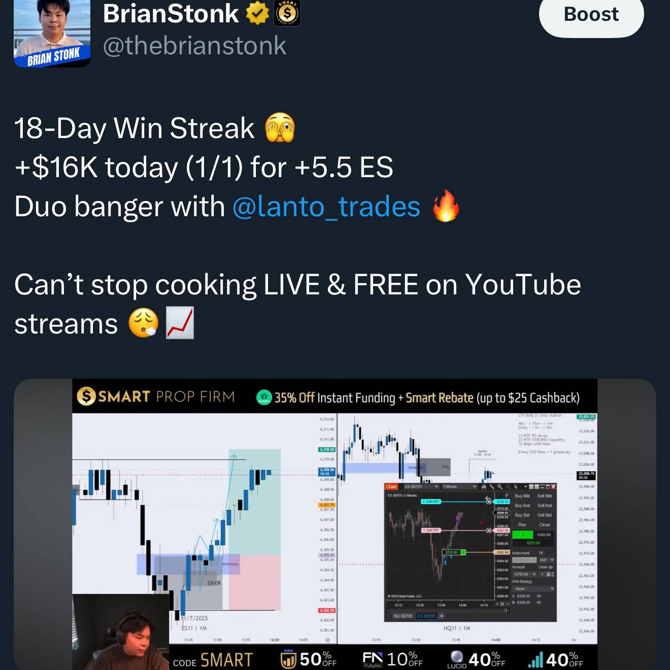 Post from Brian Stonk