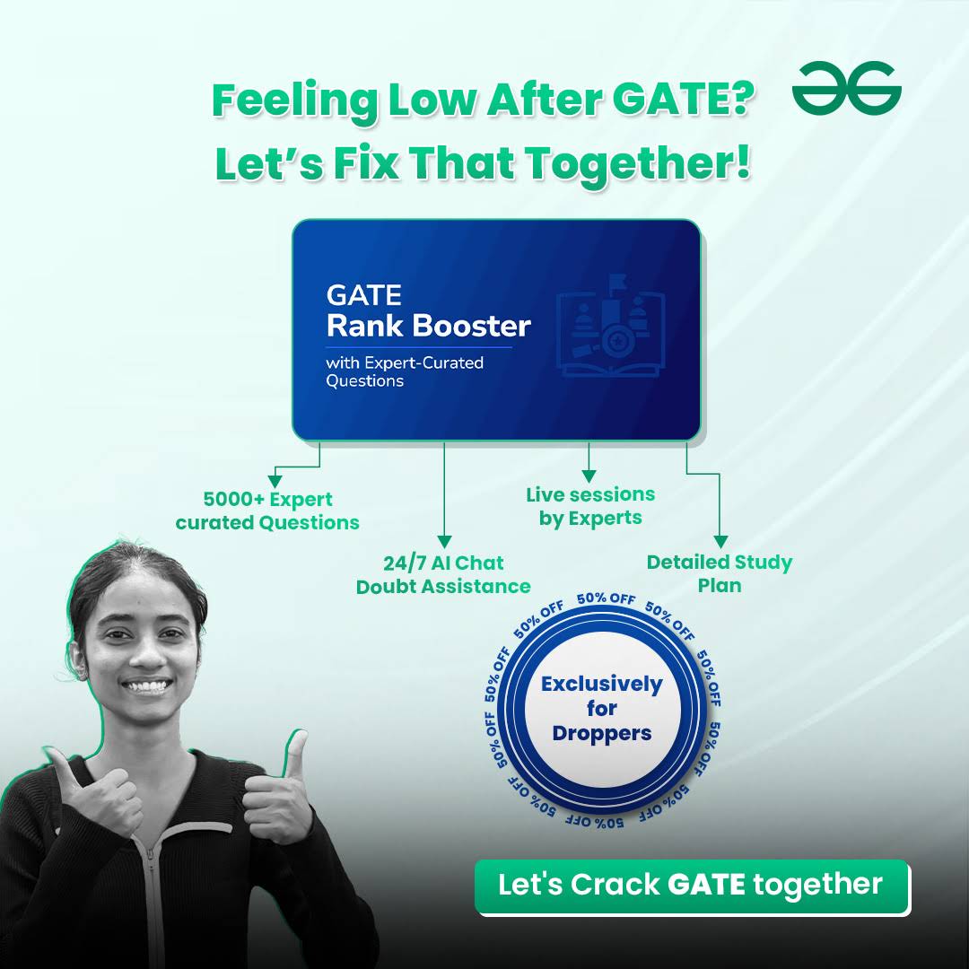 Post from GeeksforGeeks GATE