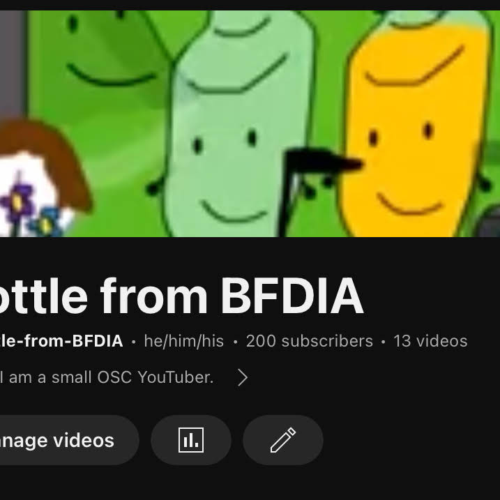 Post from Bottle from BFDIA