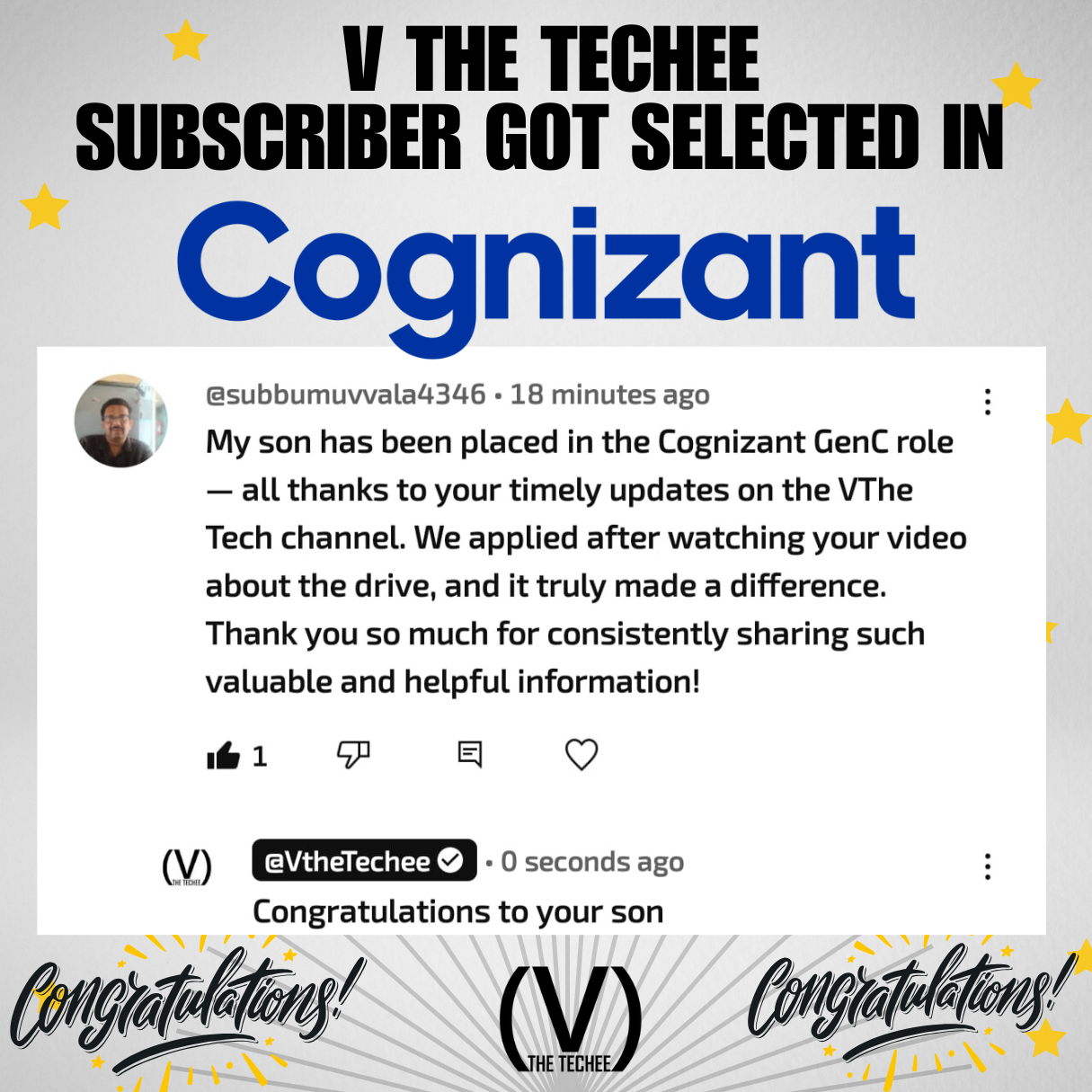 Post from V the Techee