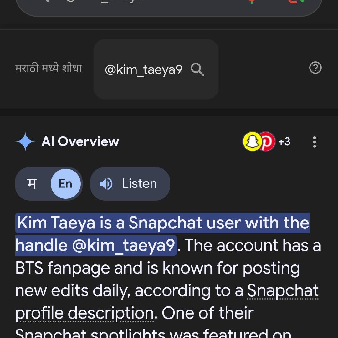 Post from Kim taeya💜