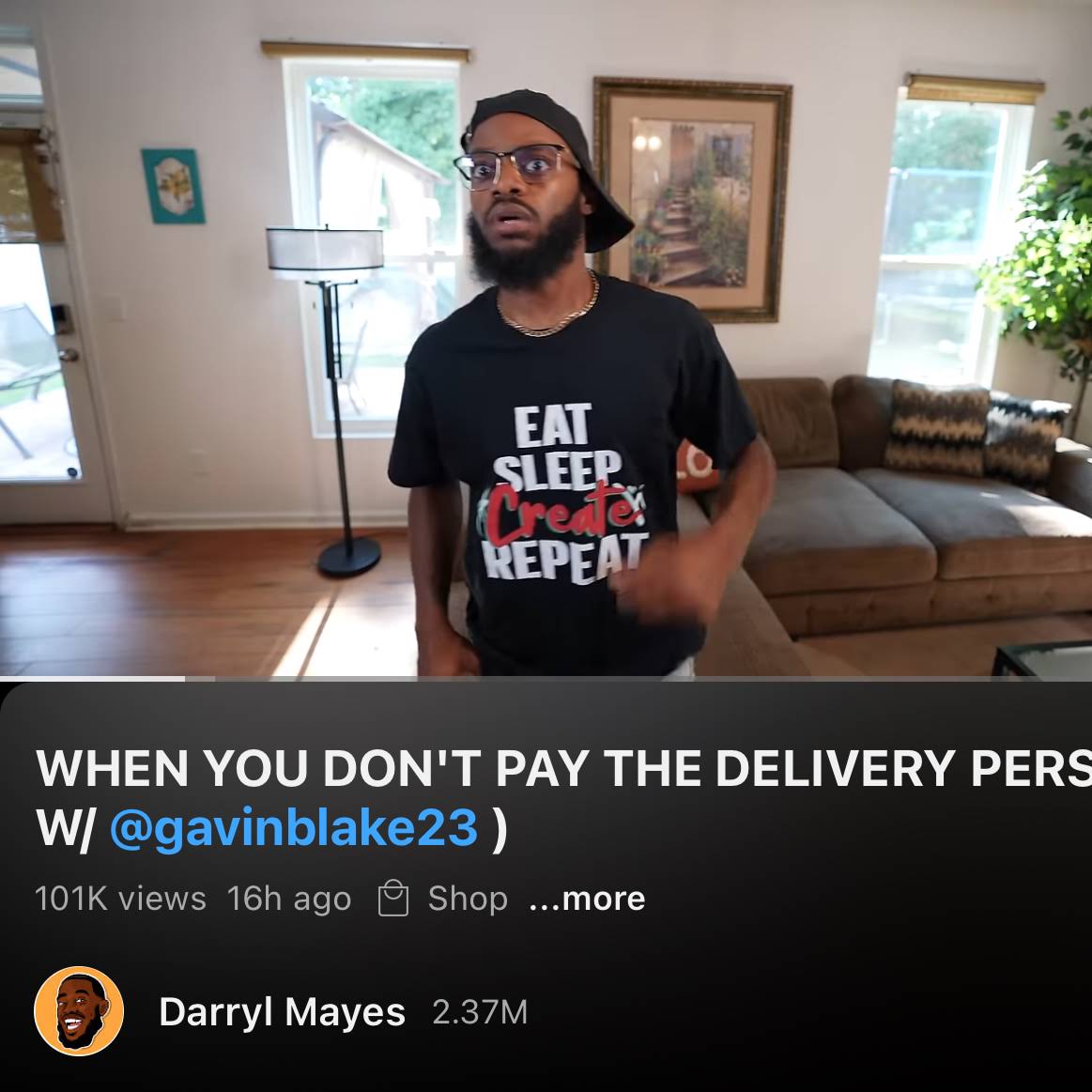 Post from Darryl Mayes