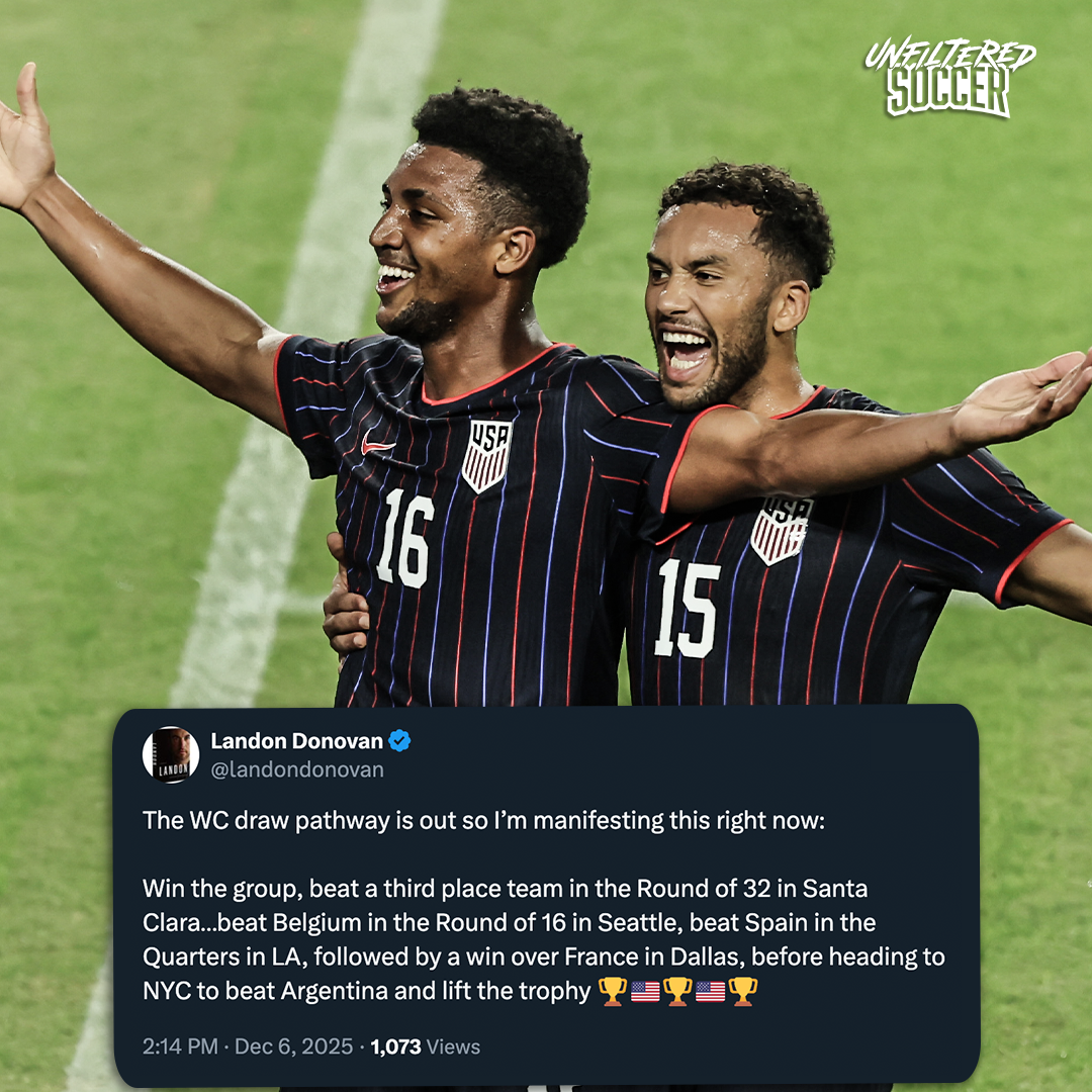 Post from Unfiltered Soccer with Landon Donovan & Tim Howard