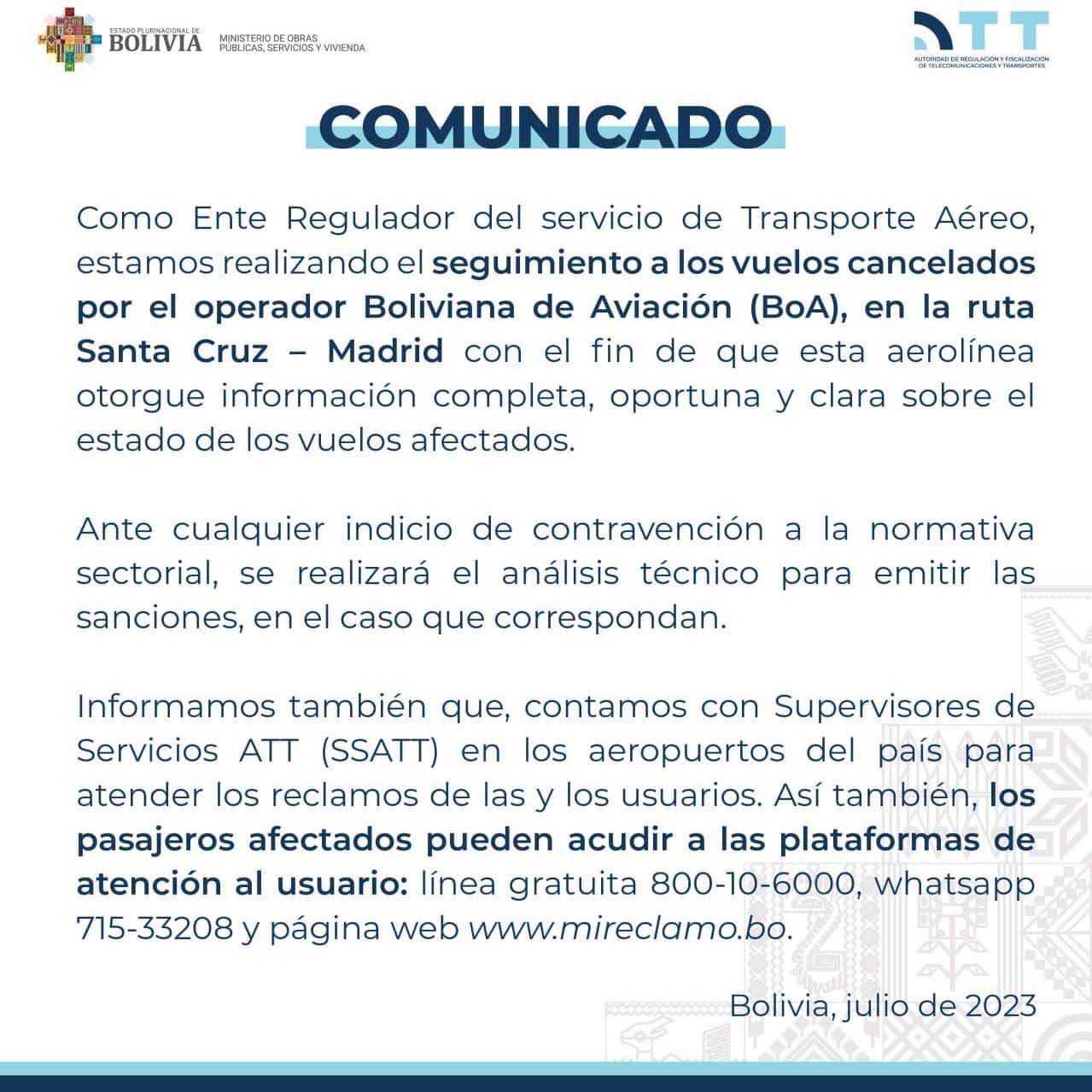 Post from INTERBOLIVIA