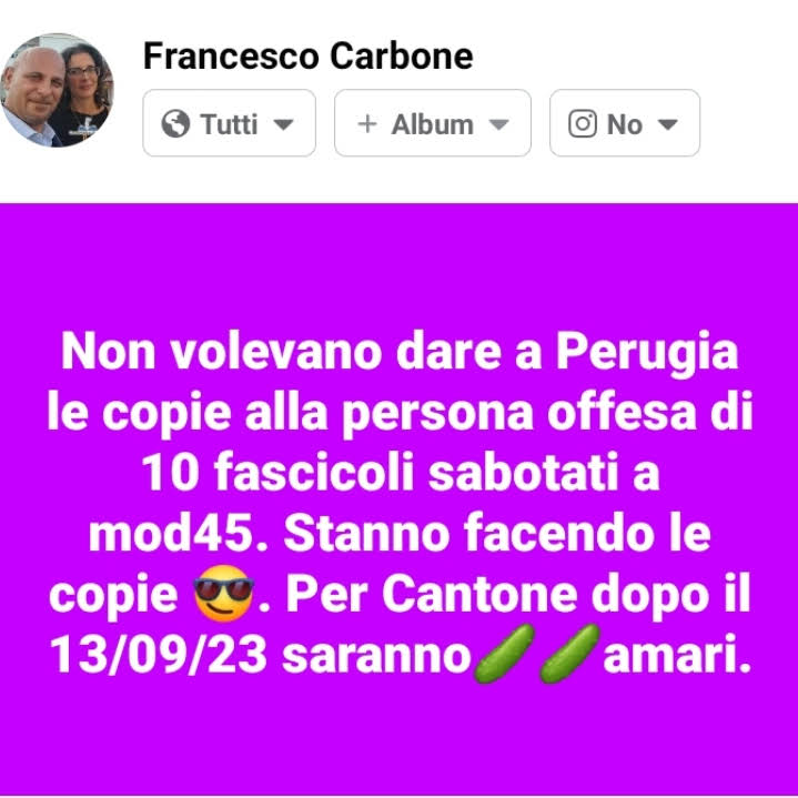 Post from FRANCESCO CARBONE