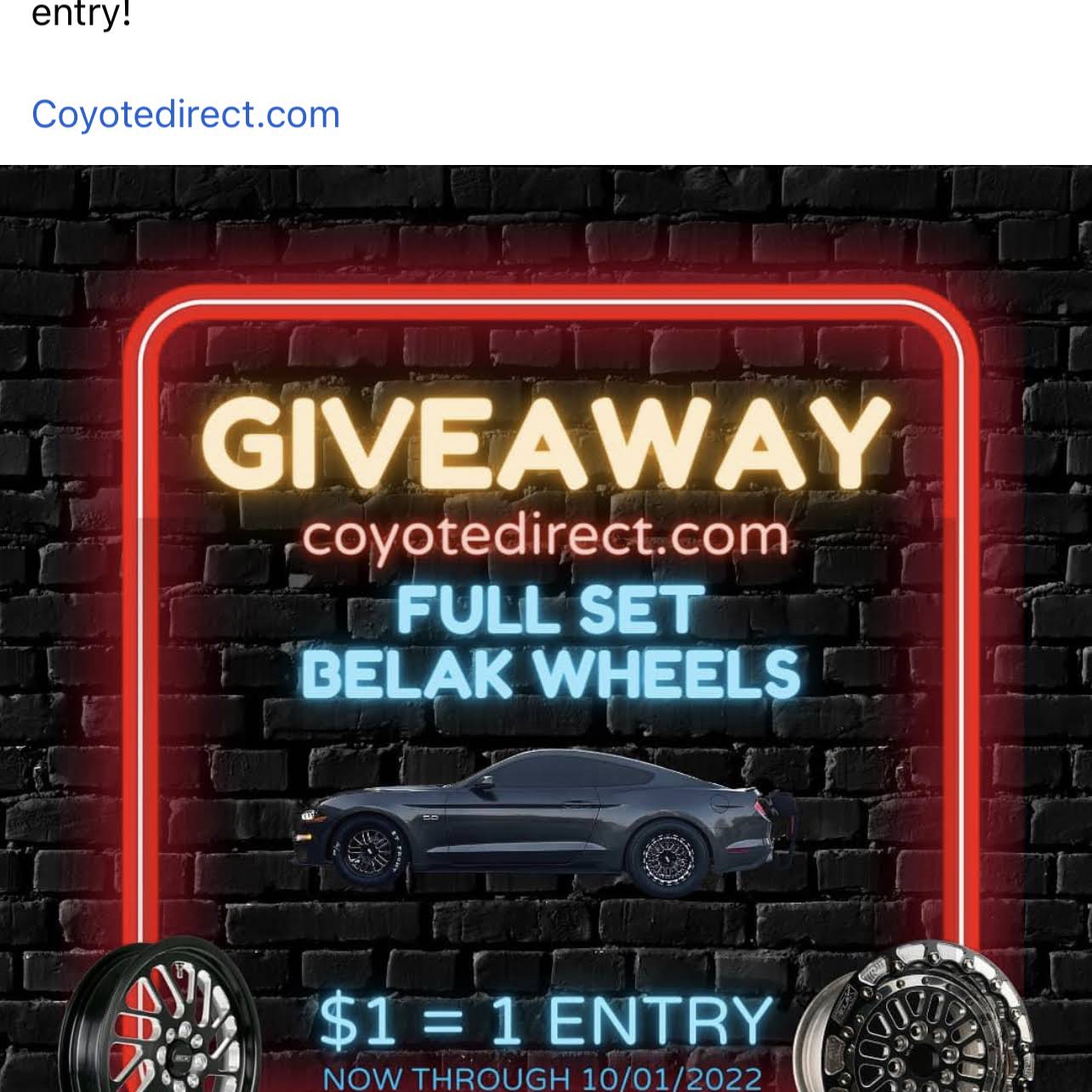 Post from David Van Voris (Coyote Direct)