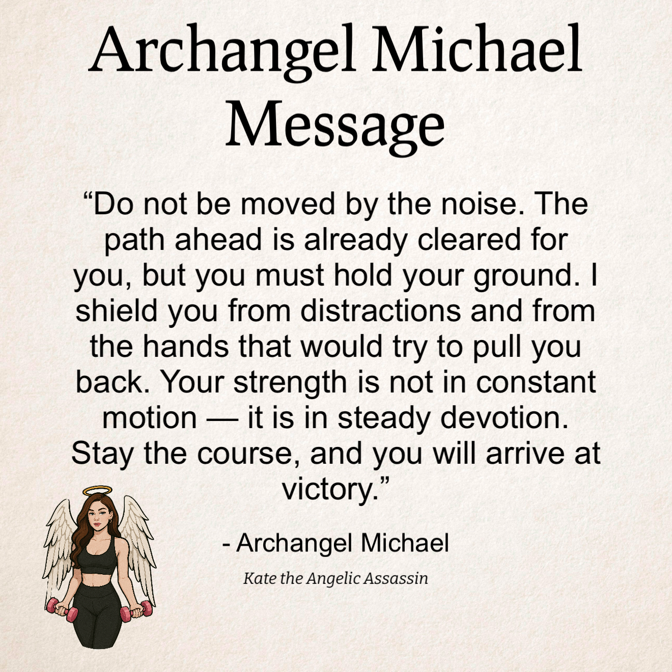 Post from Kate The Angelic Assassin