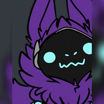 Post from generic purple protogen