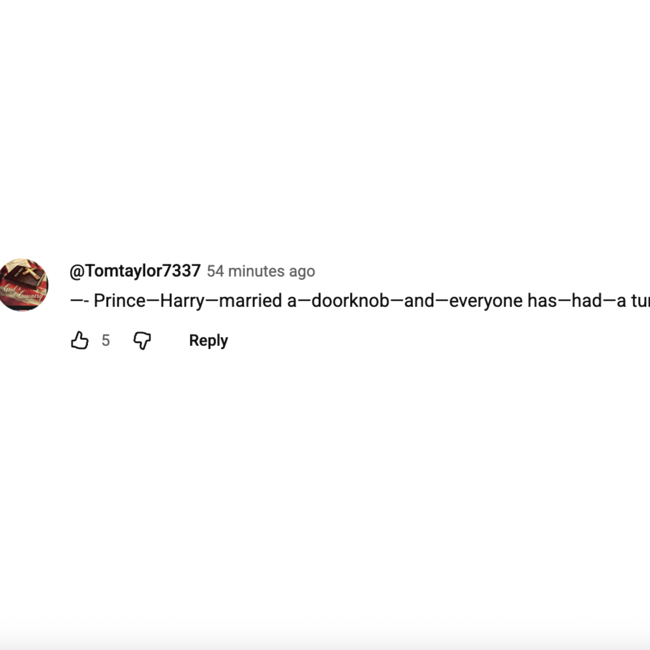 Post from The Royal Grift