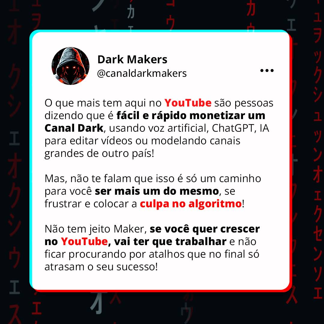 Post from Dark Makers