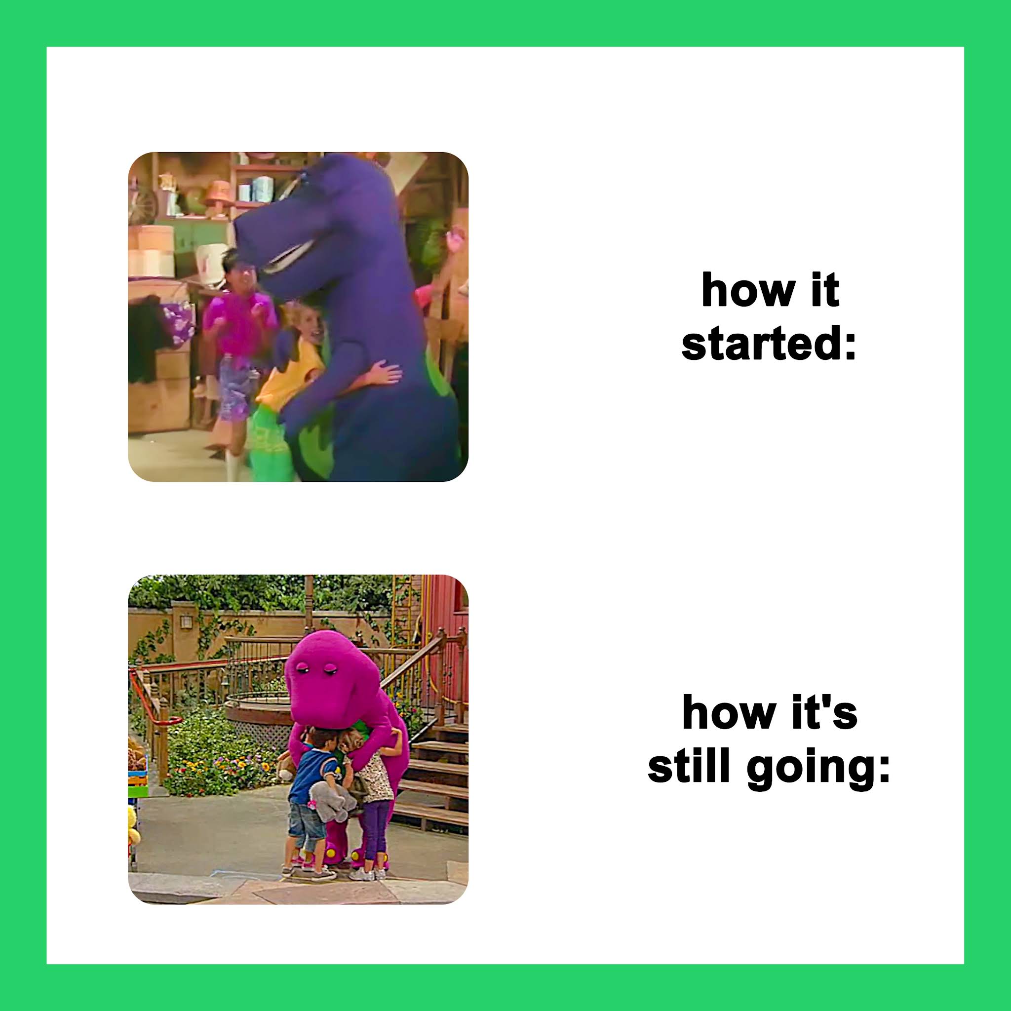 Post from The Barney Universe