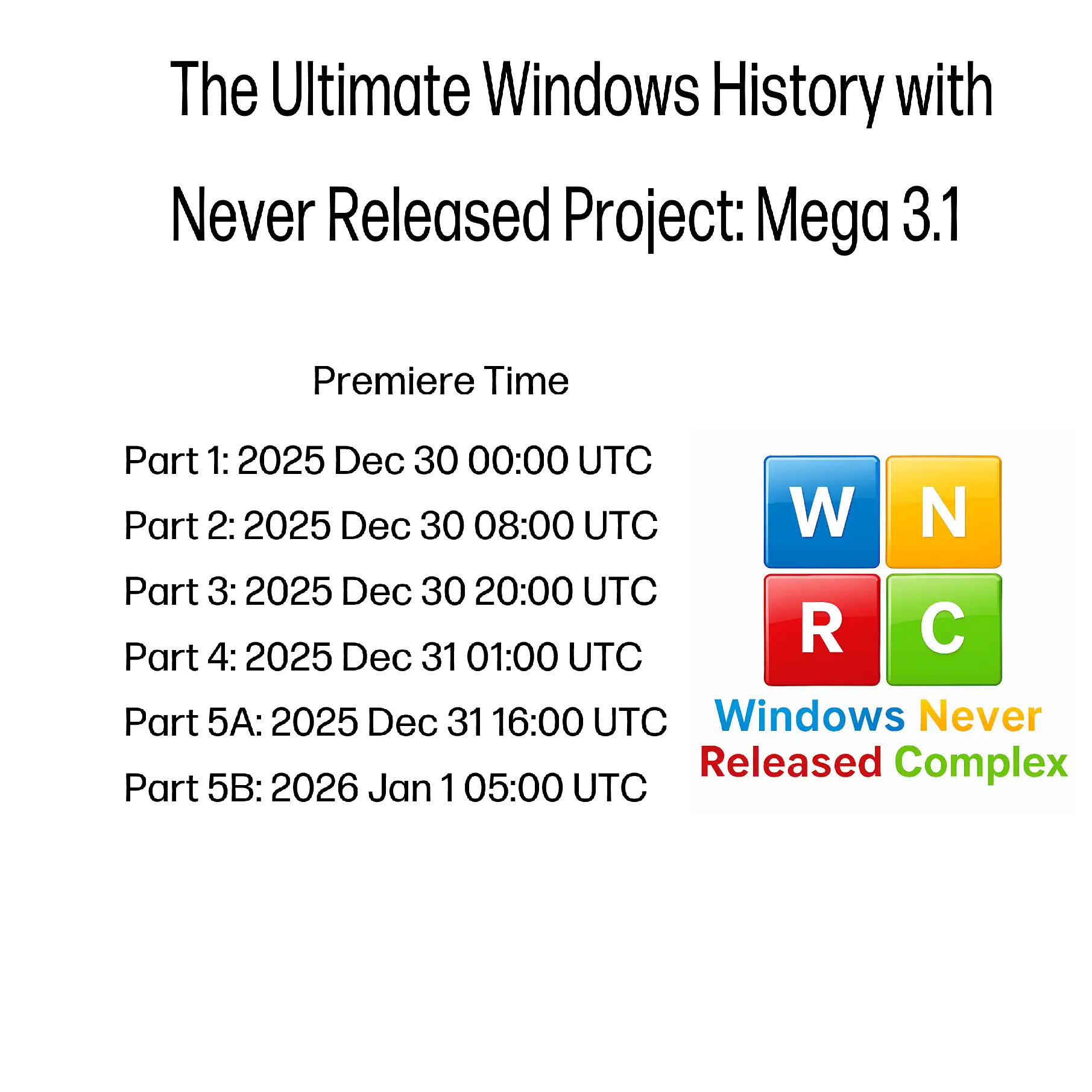 Post from Windows Never Released Complex