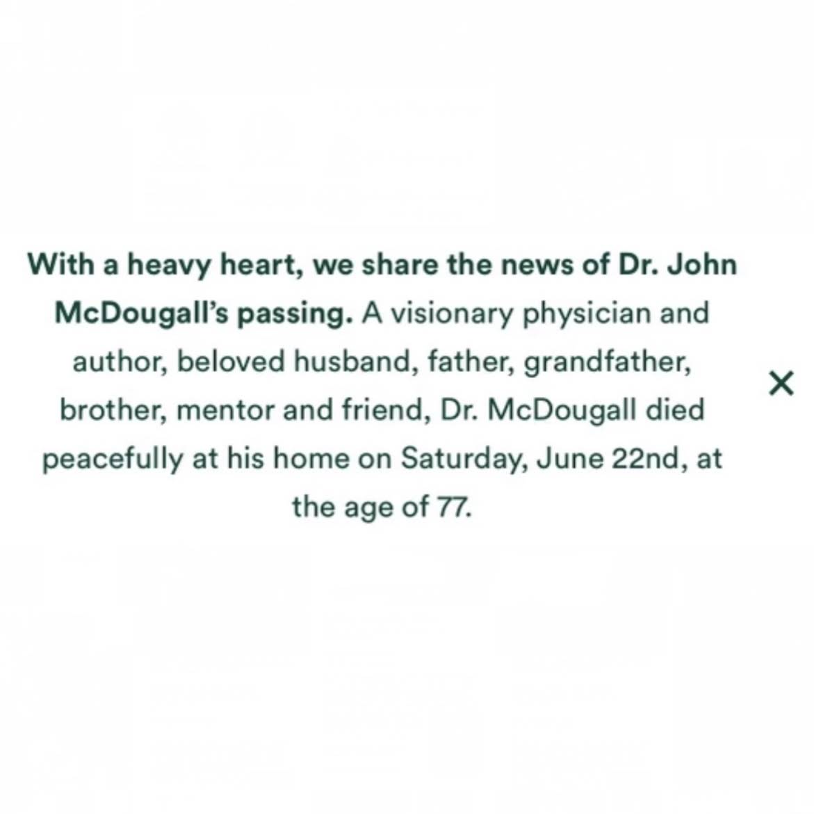 Post from VegSource - Jeff Nelson