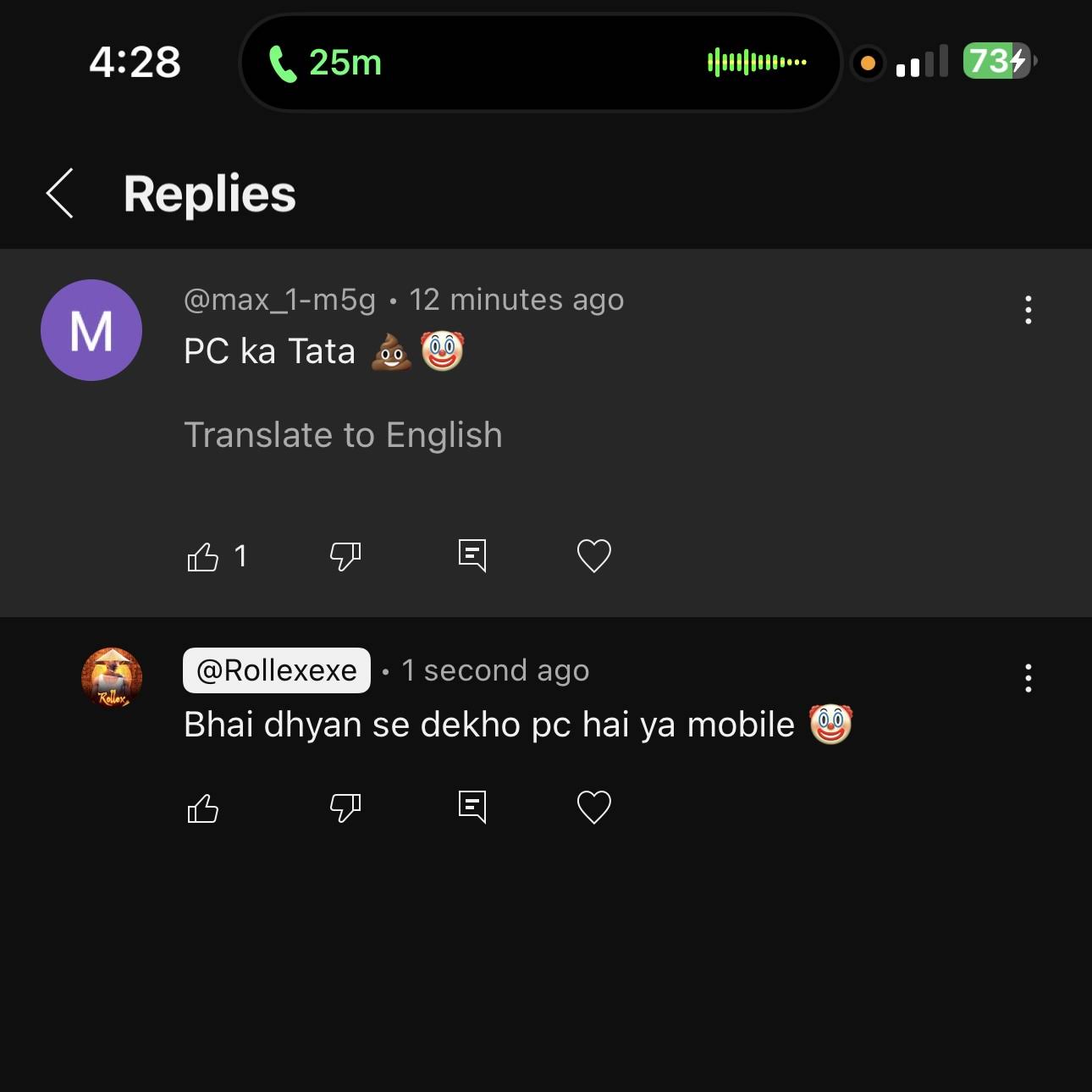 Post from Rollex exe