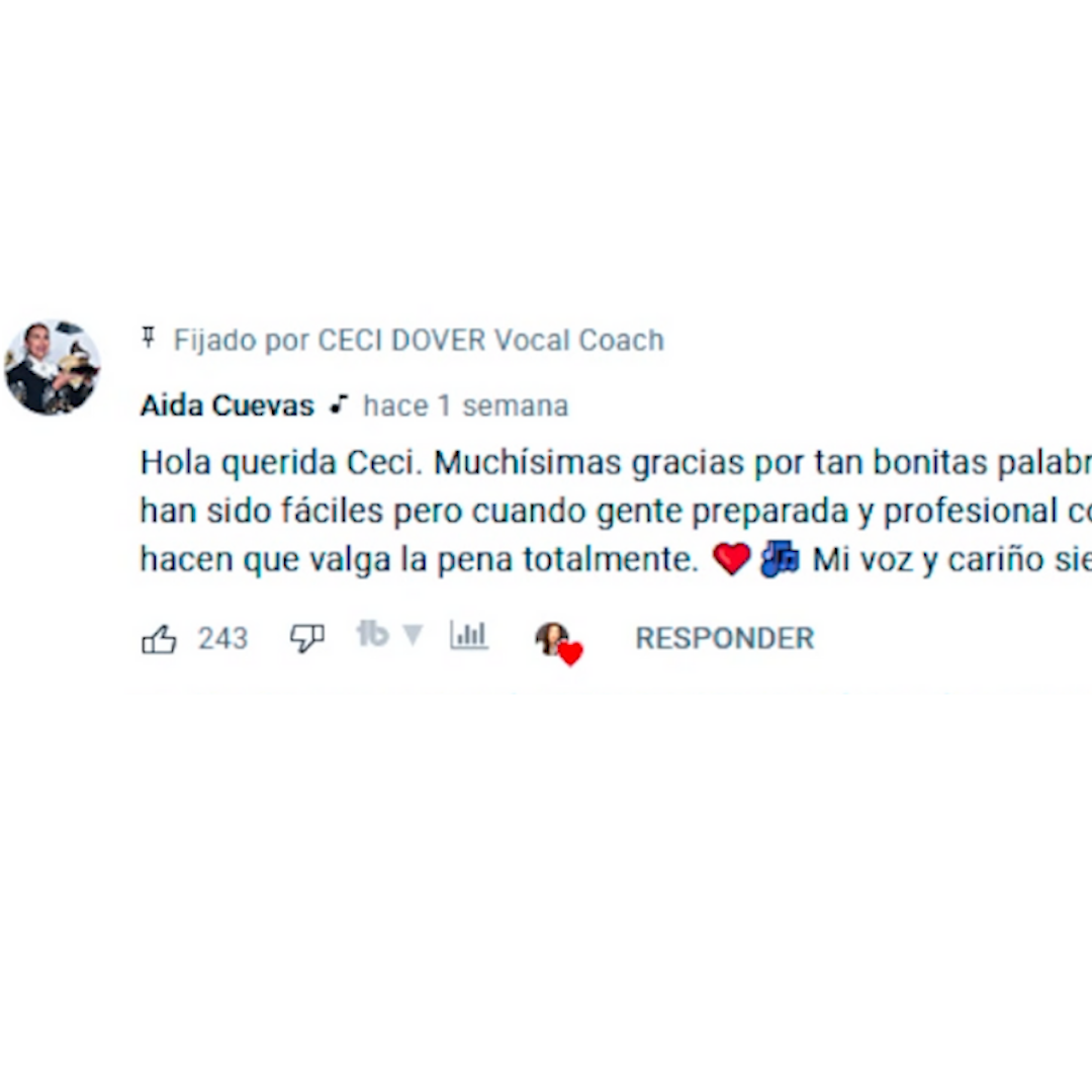 Post from CECI DOVER Vocal Coach