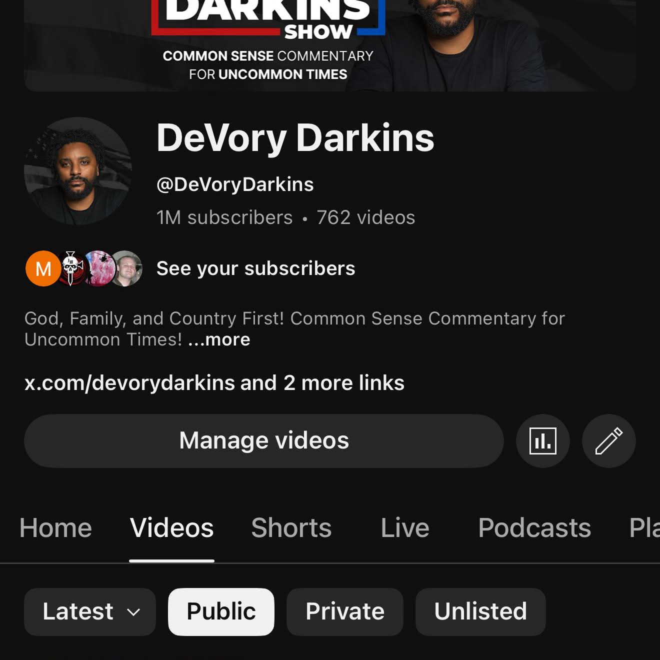 Post from DeVory Darkins