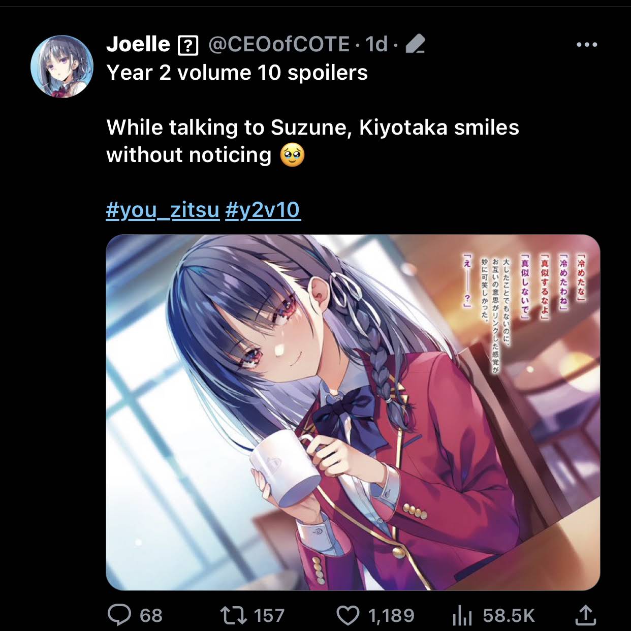 Post from Mad Senpai