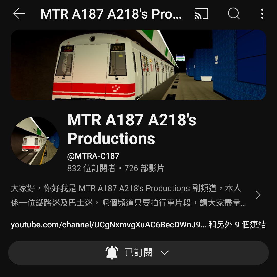 Post from Felix Cheang A265A270's YT Studio