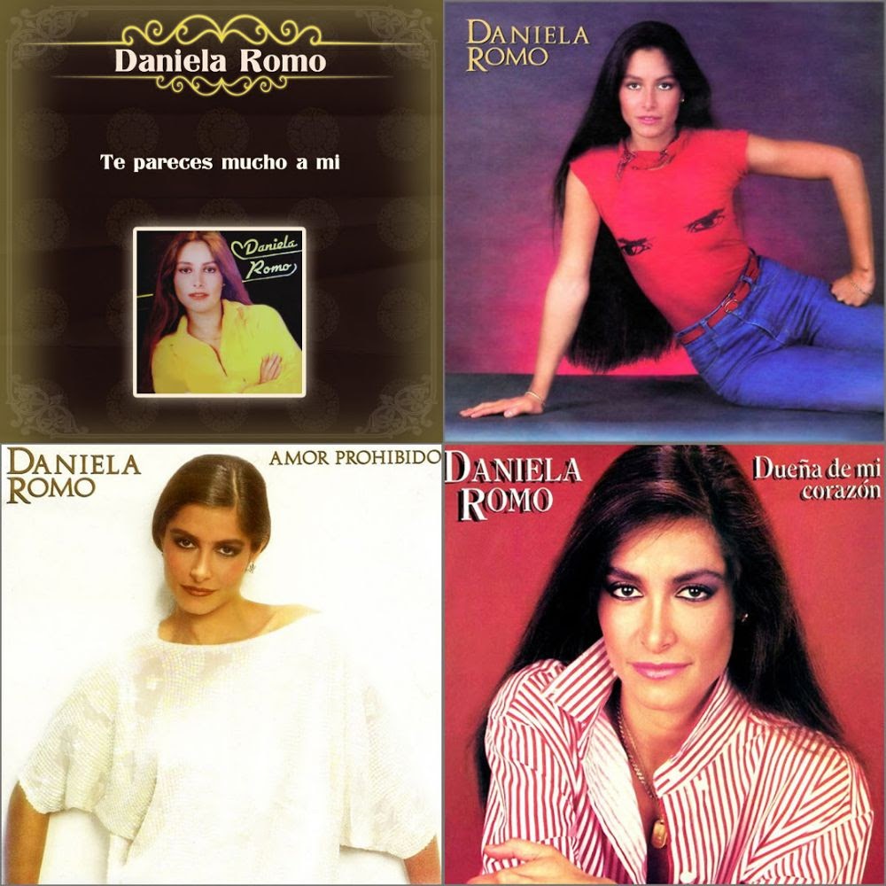 DANIELA ROMO - DISCOGRAFIA COMPLETA, TODAS SUS CANCIONES GRANDES EXITOS