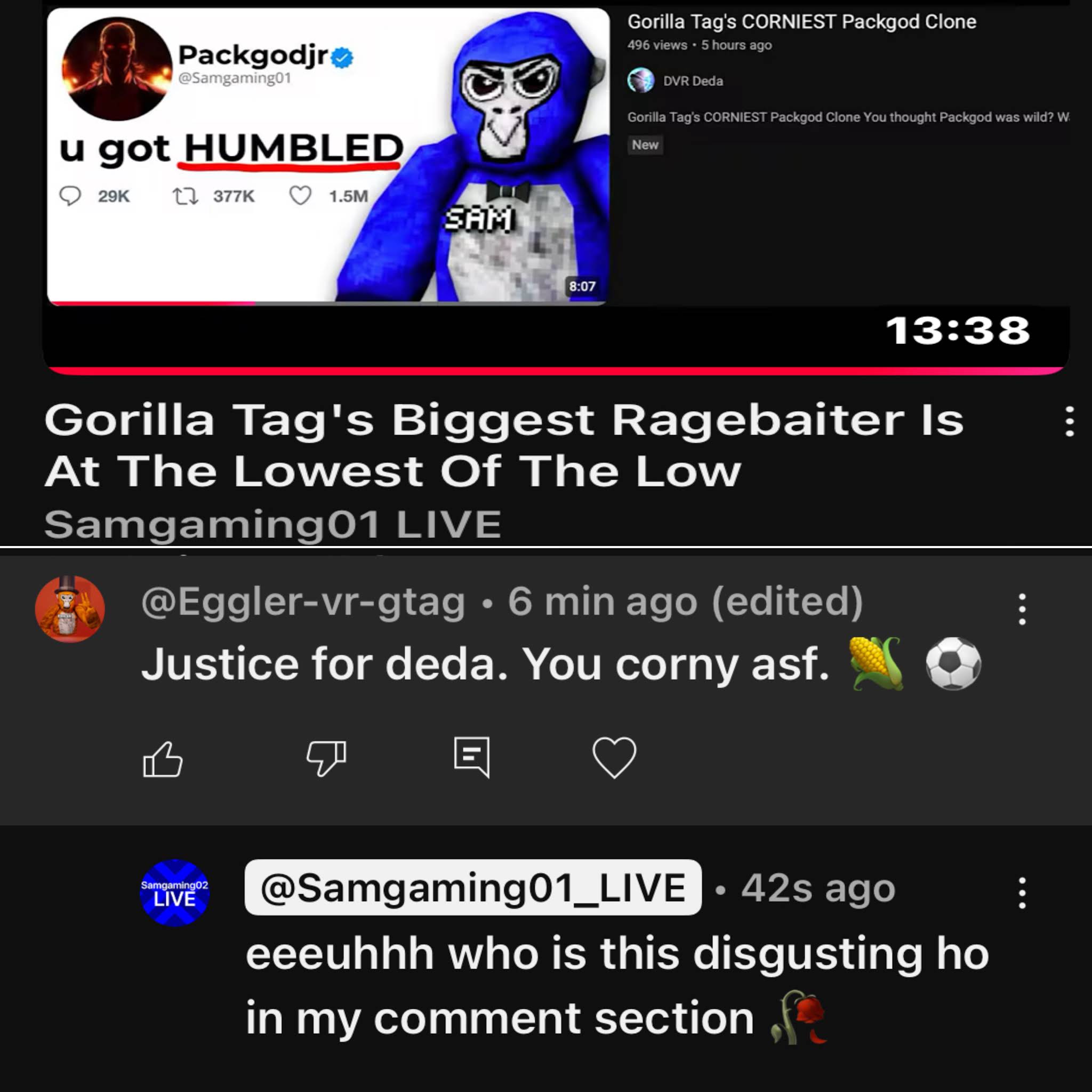 Post from Samgaming01 LIVE