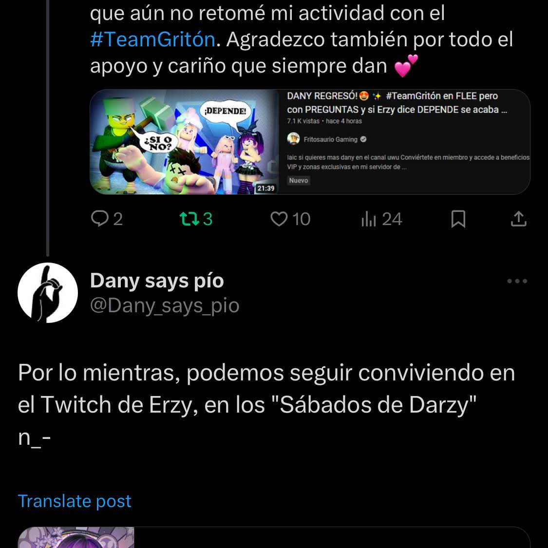 Post from Fritosaurio Gaming