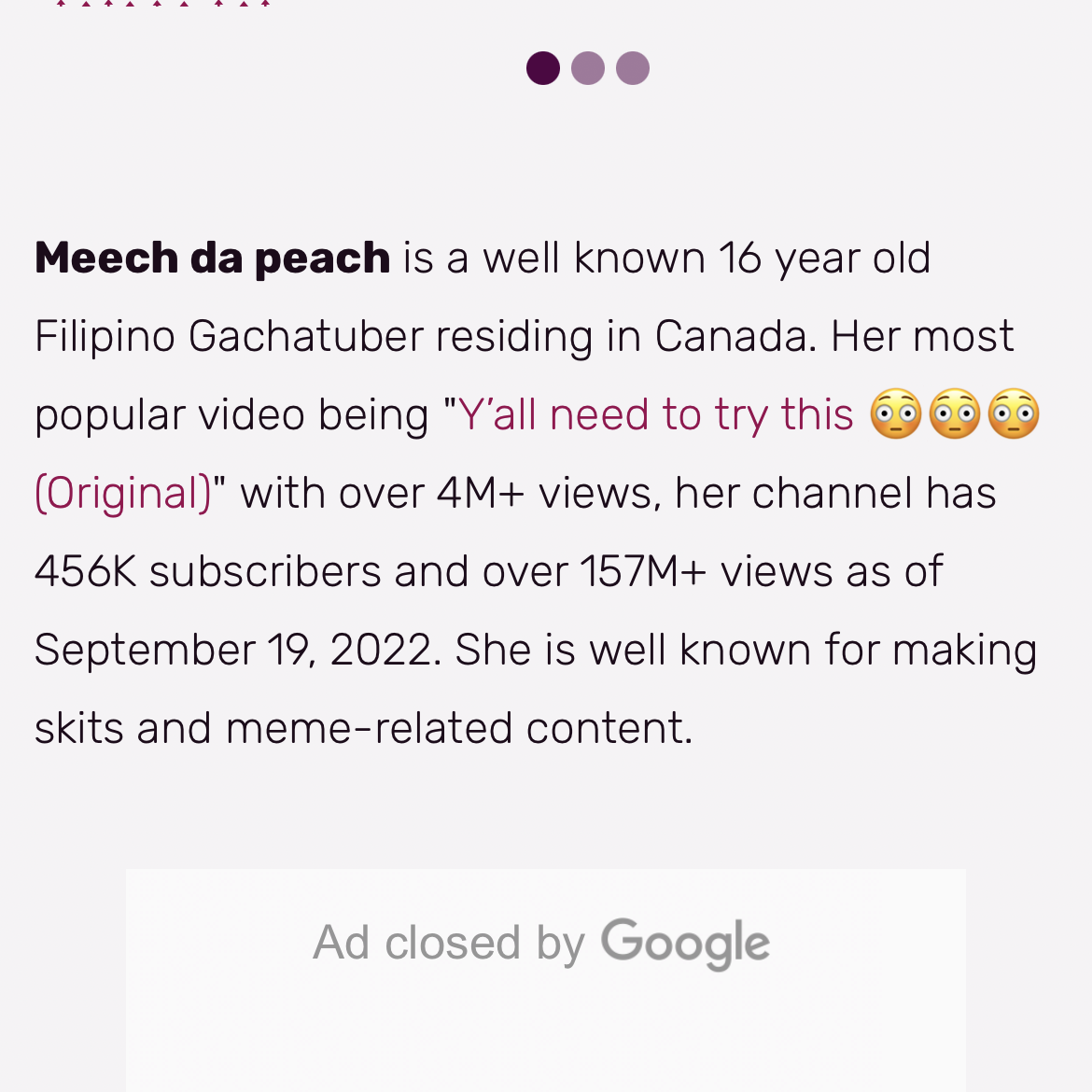 Post from meech da peach