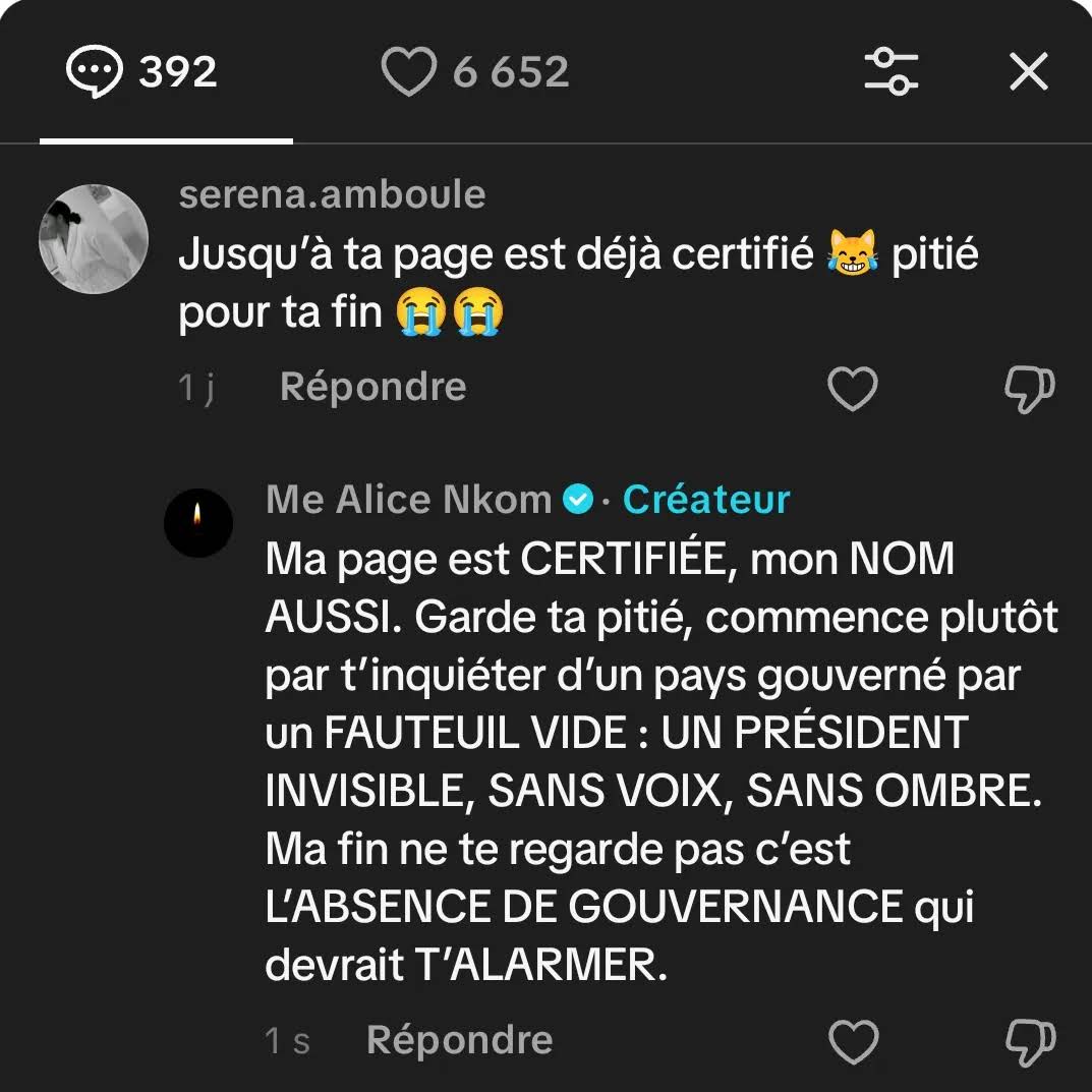 Post from Me Alice NKOM