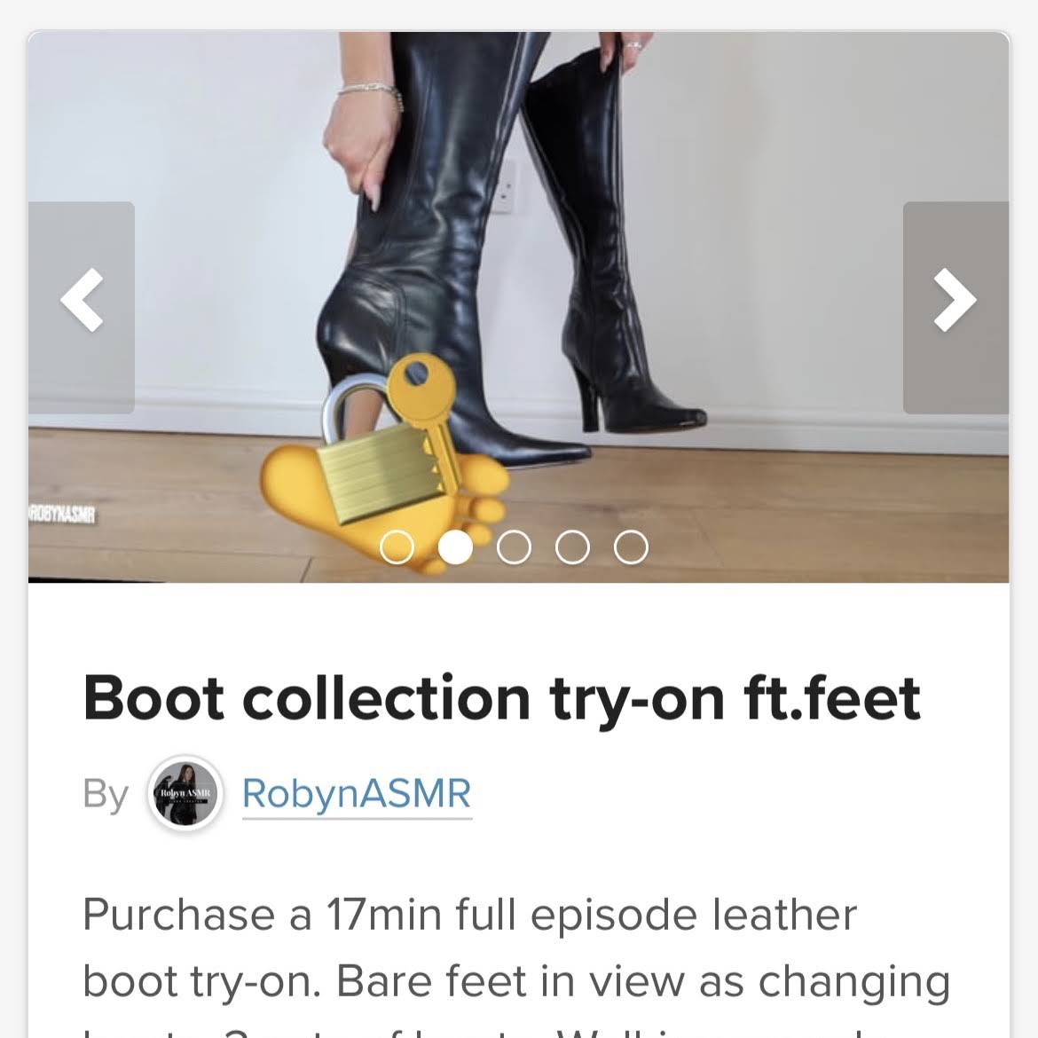 Post from 𝓡𝓸𝓫𝔂𝓷 𝓐𝓢𝓜𝓡 𝓛𝓮𝓪𝓽𝓱𝓮𝓻