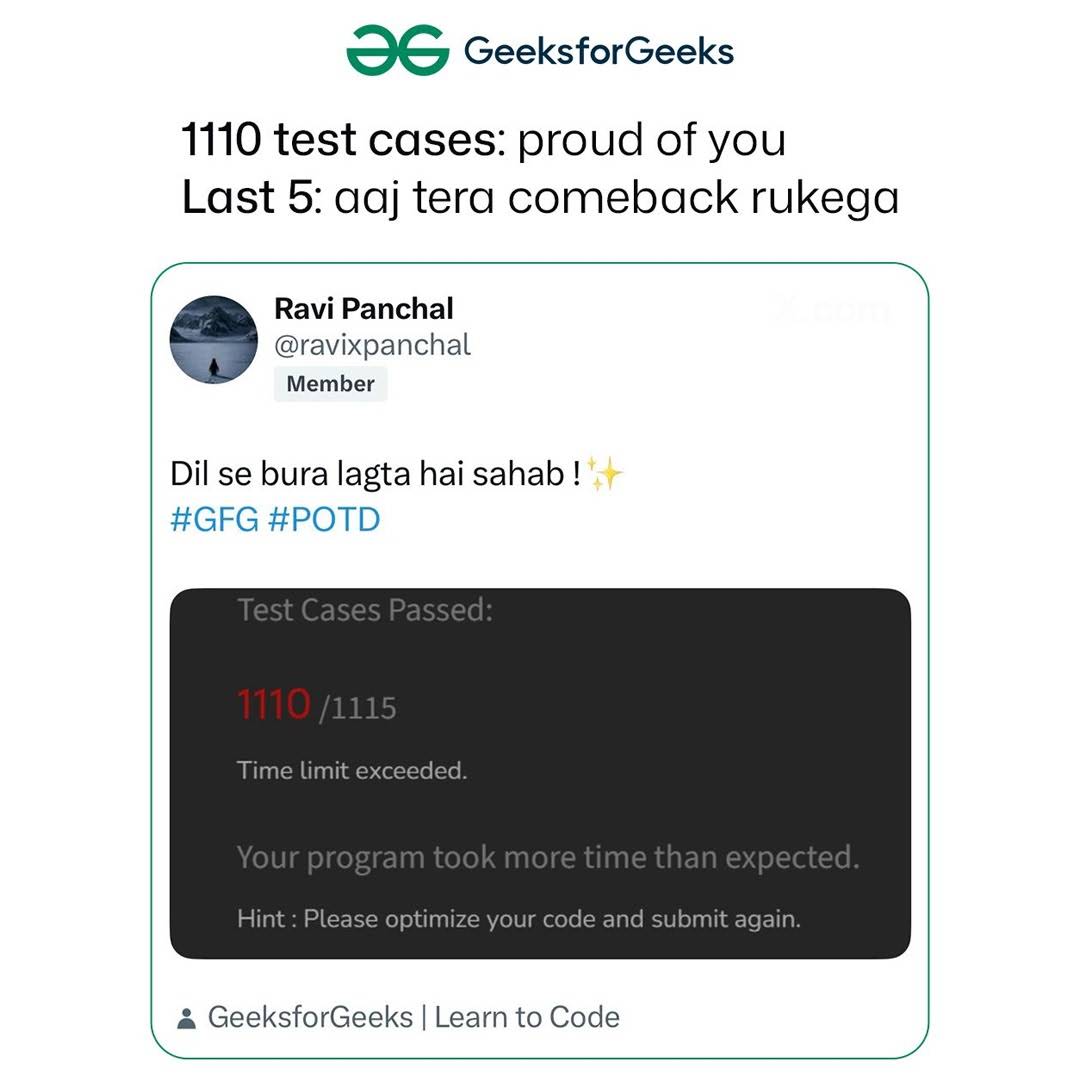 Post from GeeksforGeeks